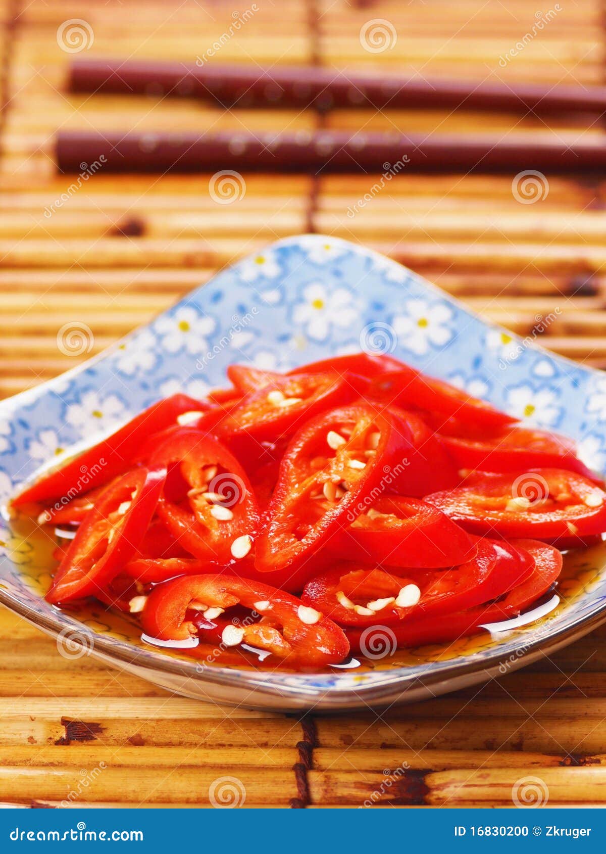 Asian sliced red chili stock photo. Image of chinese - 16830200