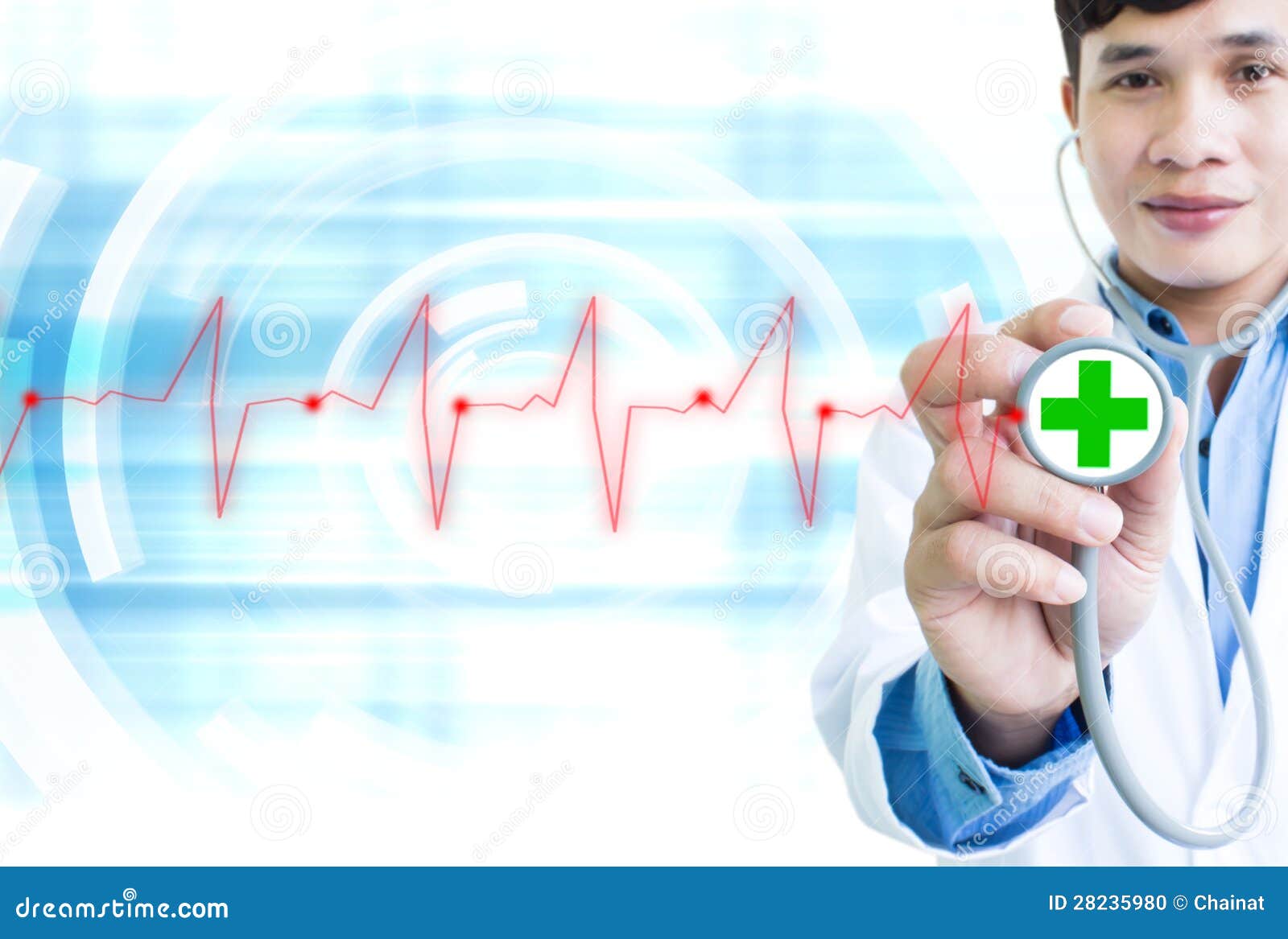 Asian Smart Doctor stock photo. Image of help, health - 28235980