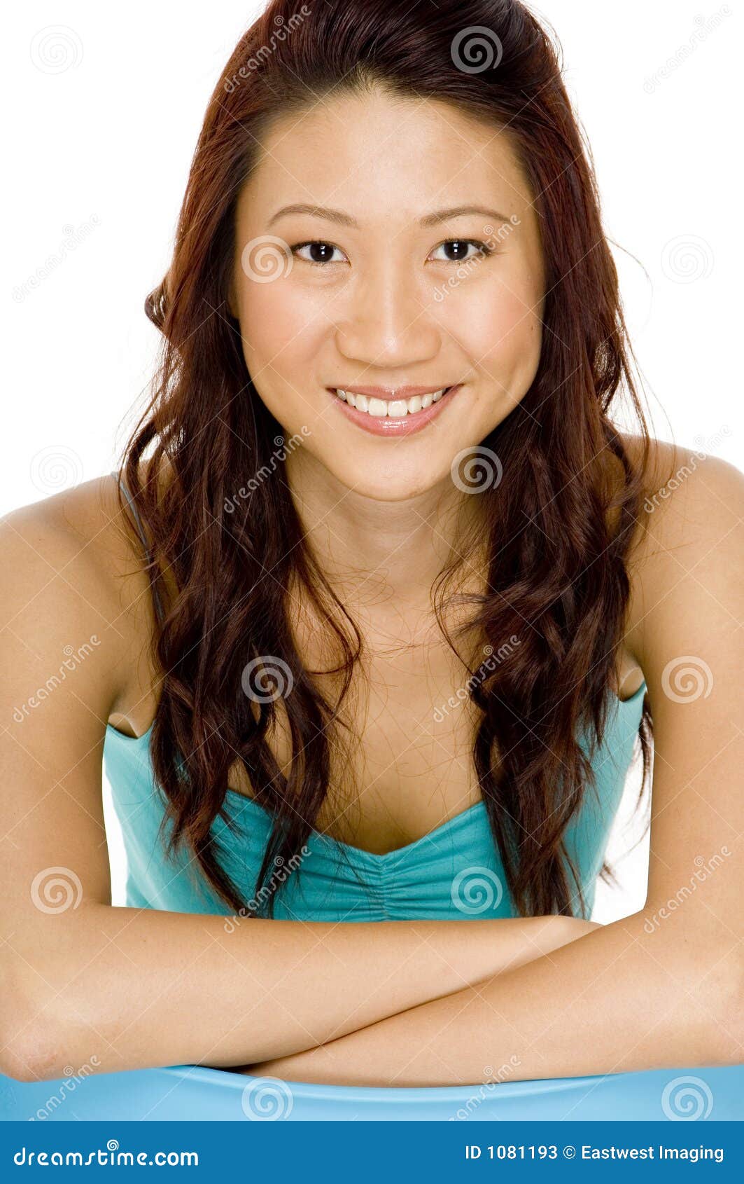 Asian Smile stock image. Image of white, female, toned - 1081193
