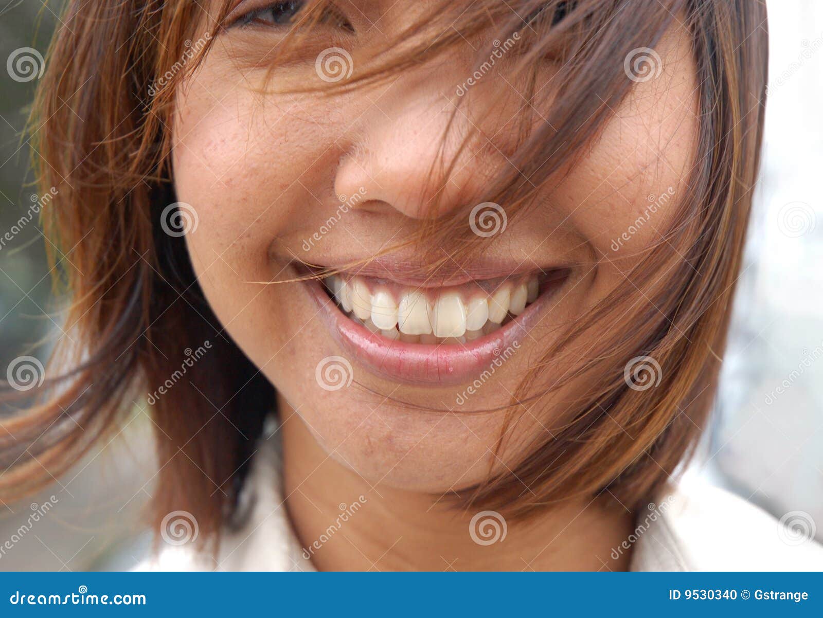 Asian Smile Stock Photo - Image: 9530340