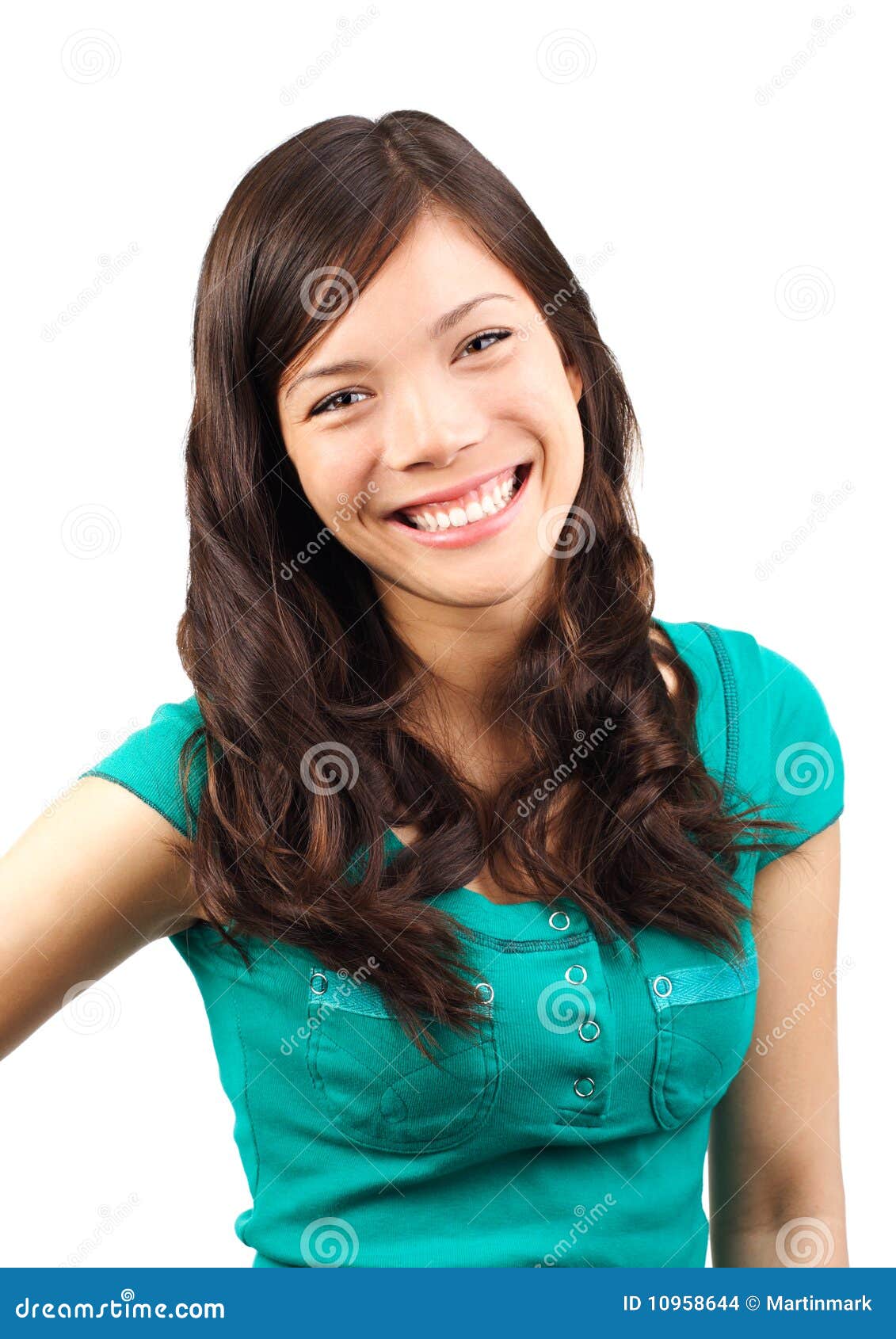 Asian smiling stock photo. Image of feminine, adult, joyful - 10958644