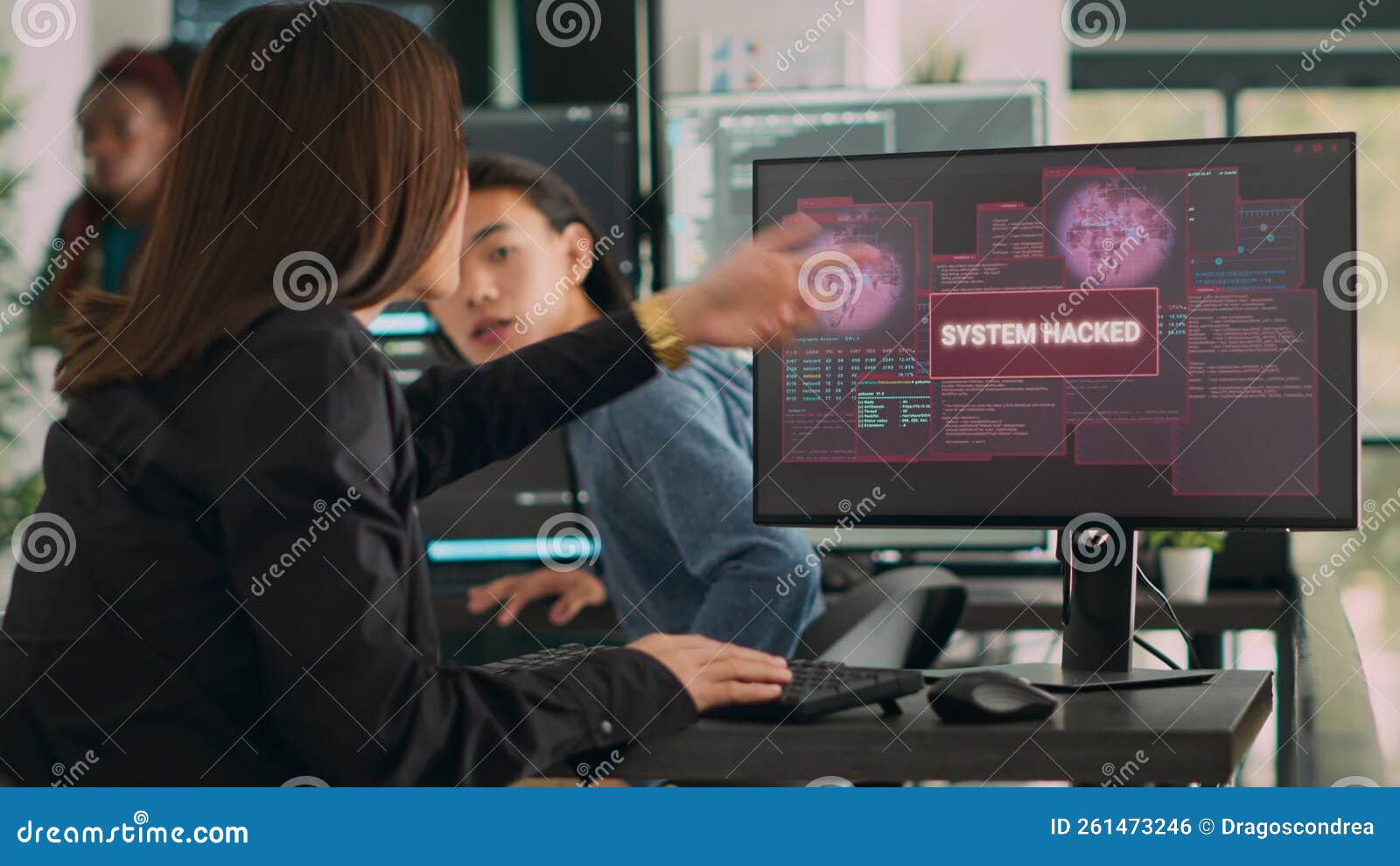 Asian Software Programer Having System Crash Hacking Problem With