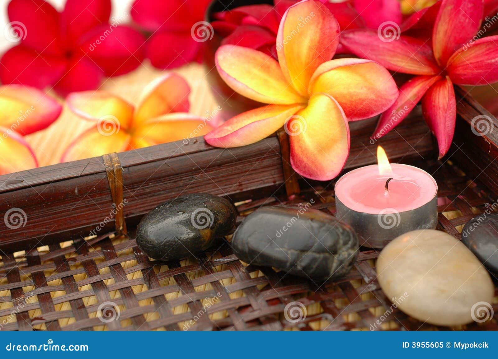 Asian Spa stock image. Image of bath, pampered, blossom - 3955605