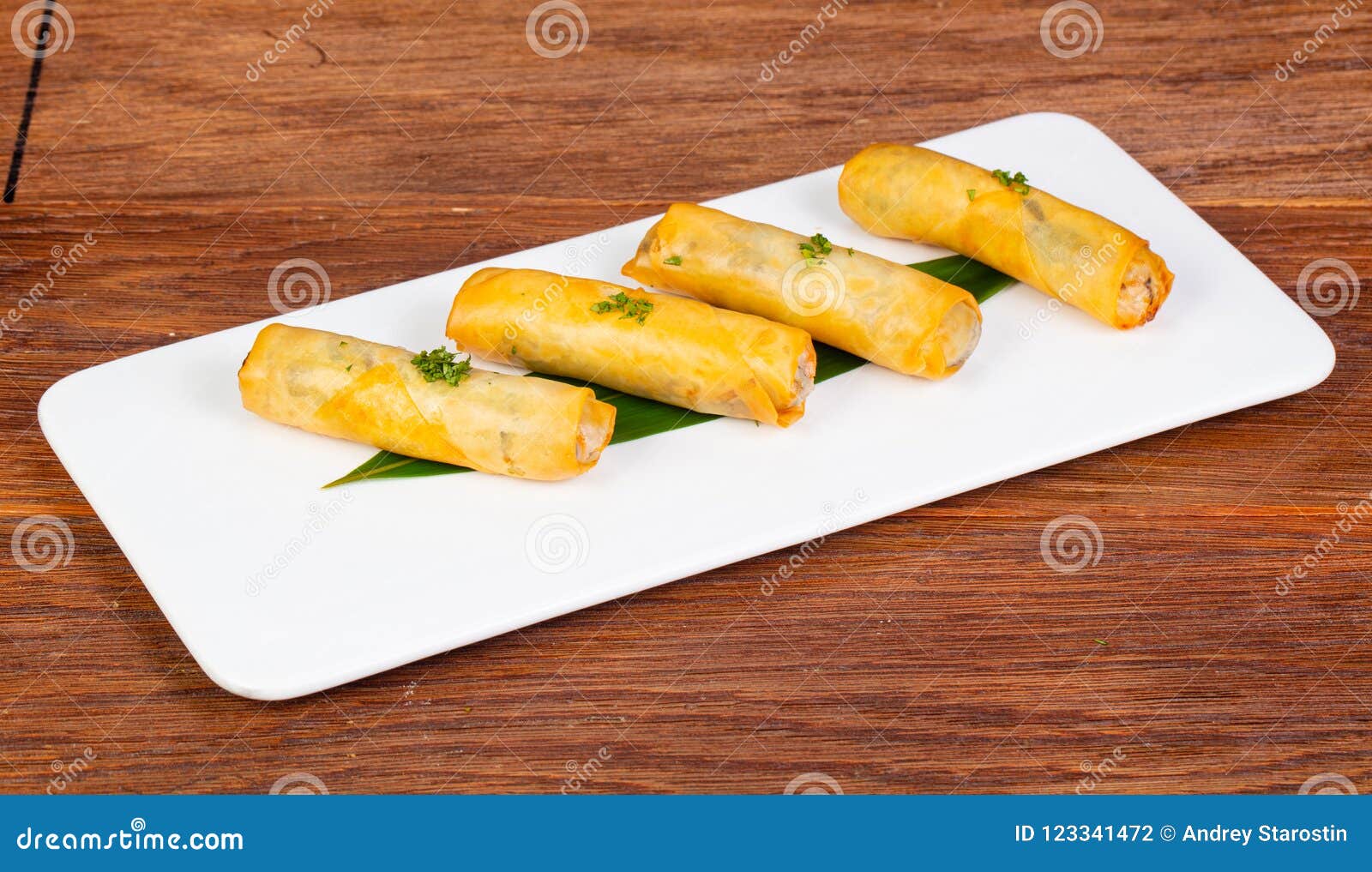 Asian spring roll stock photo. Image of springroll, china - 123341472