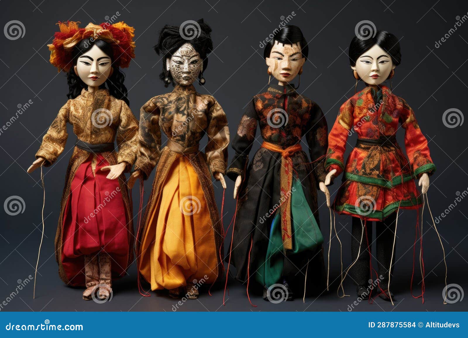 String Puppets Vector Illustration | CartoonDealer.com #16489352