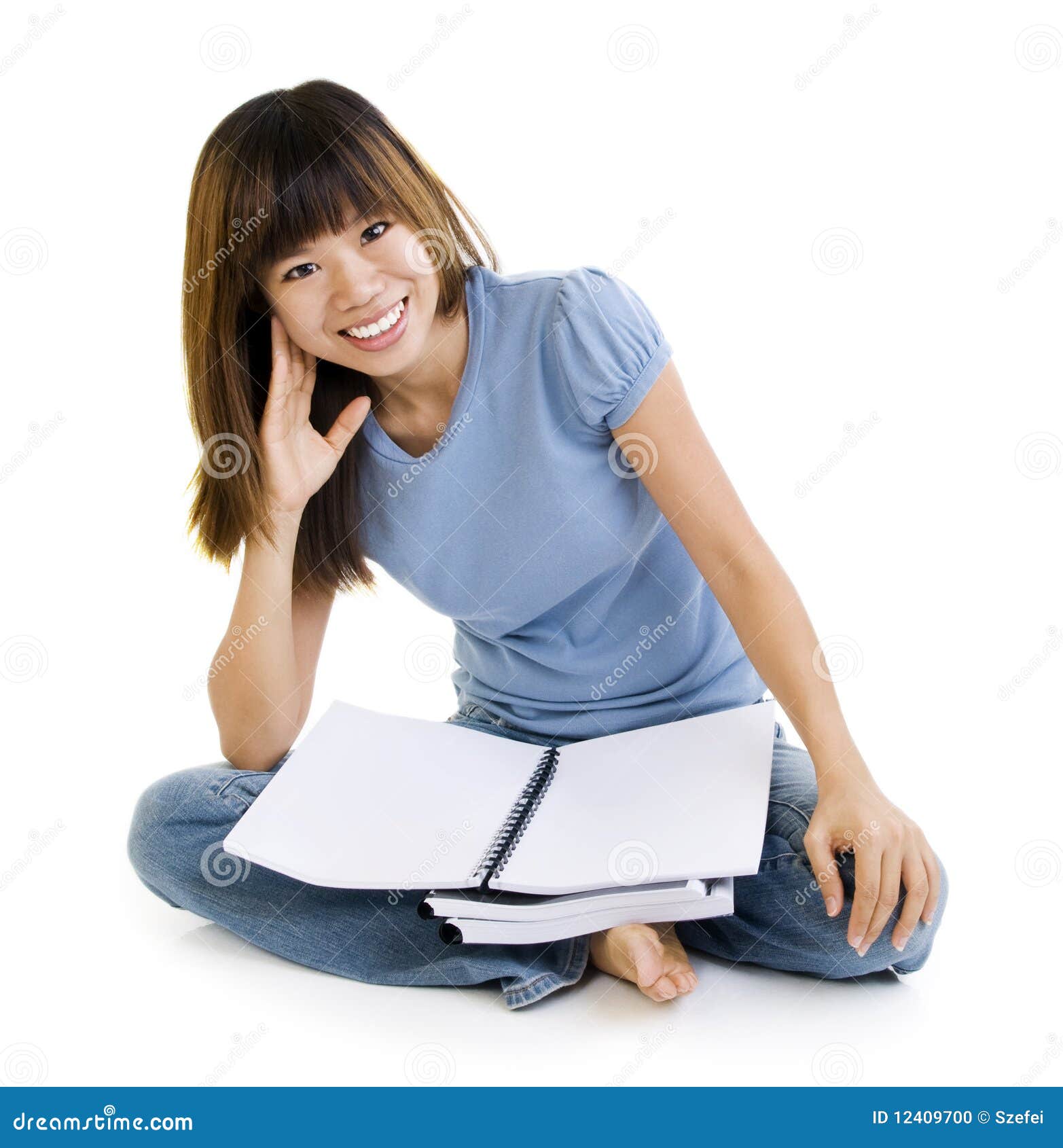 Asian student stock photo. Image of chinese, happy, college - 12409700