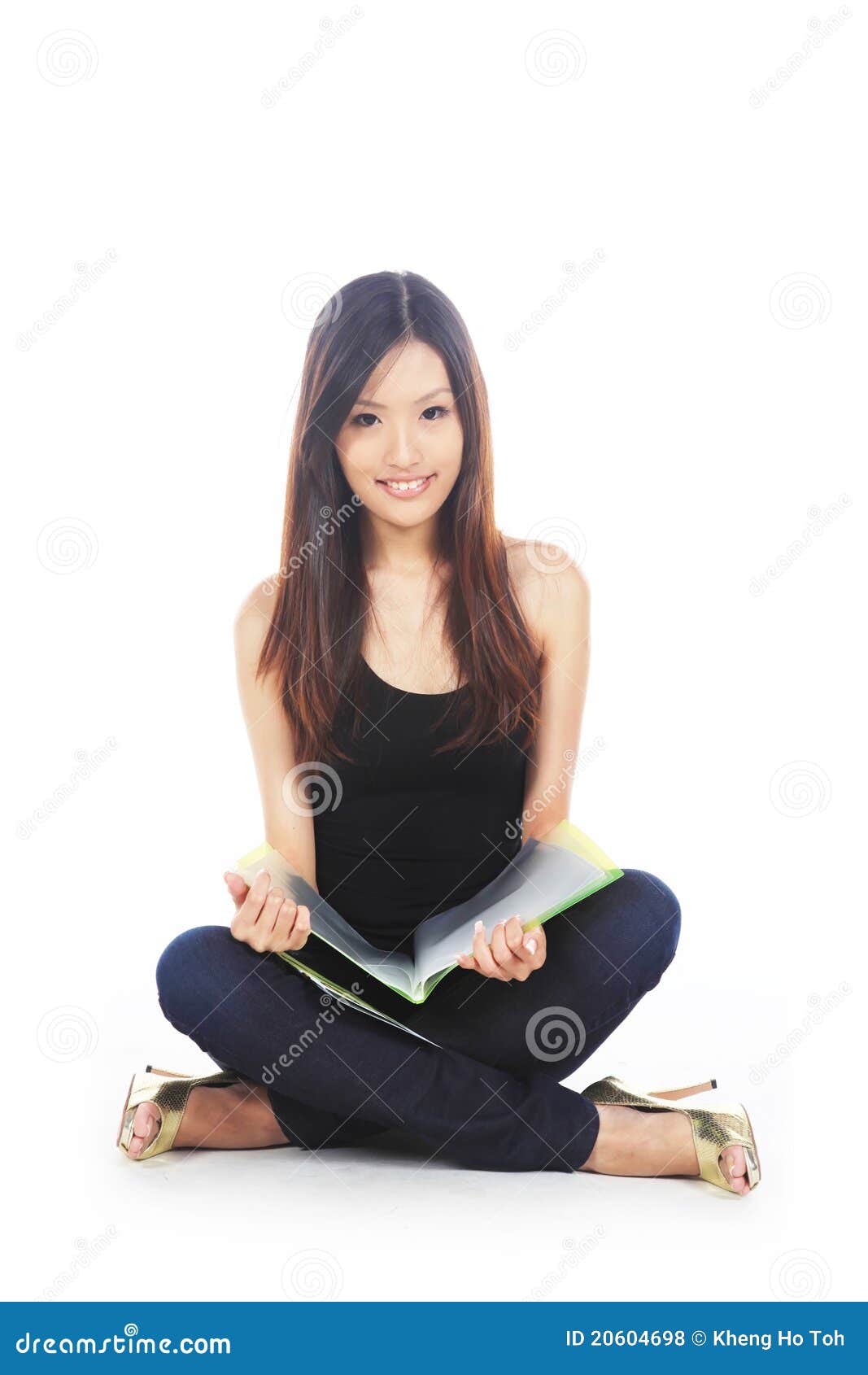 Asian Student Studying stock photo. Image of certification - 20604698