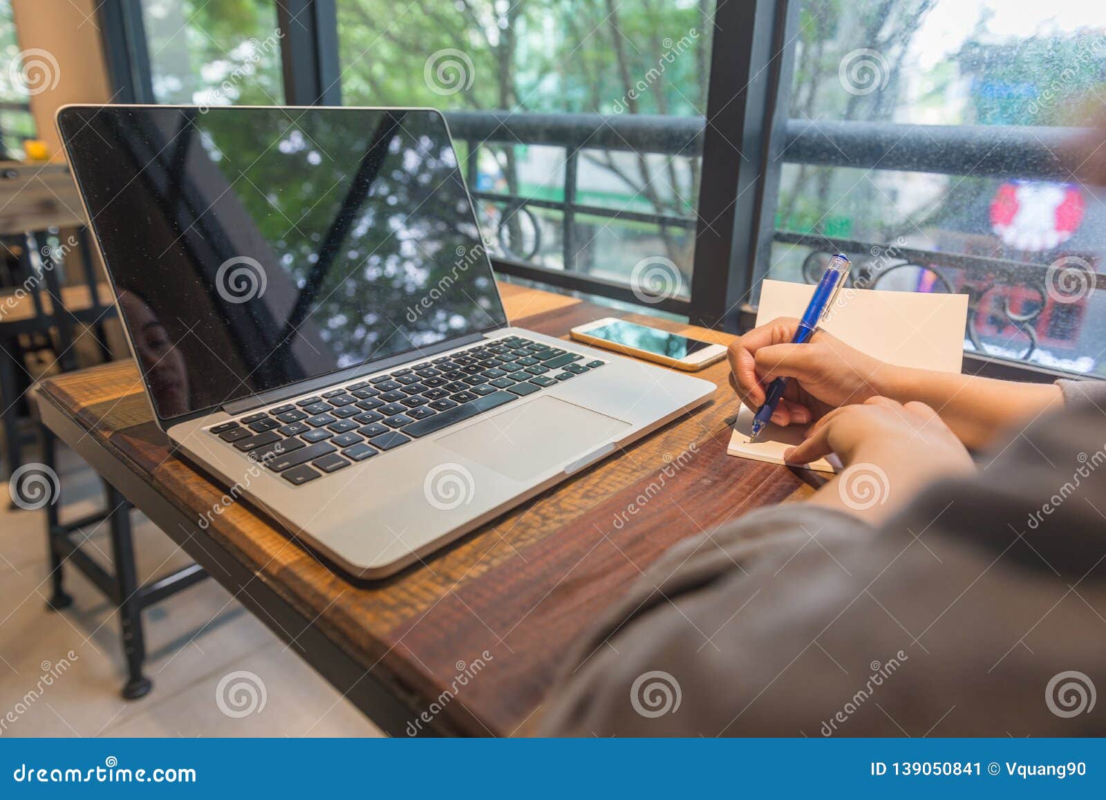 Asian Student Writing into Notes Stock Image - Image of asian, library ...