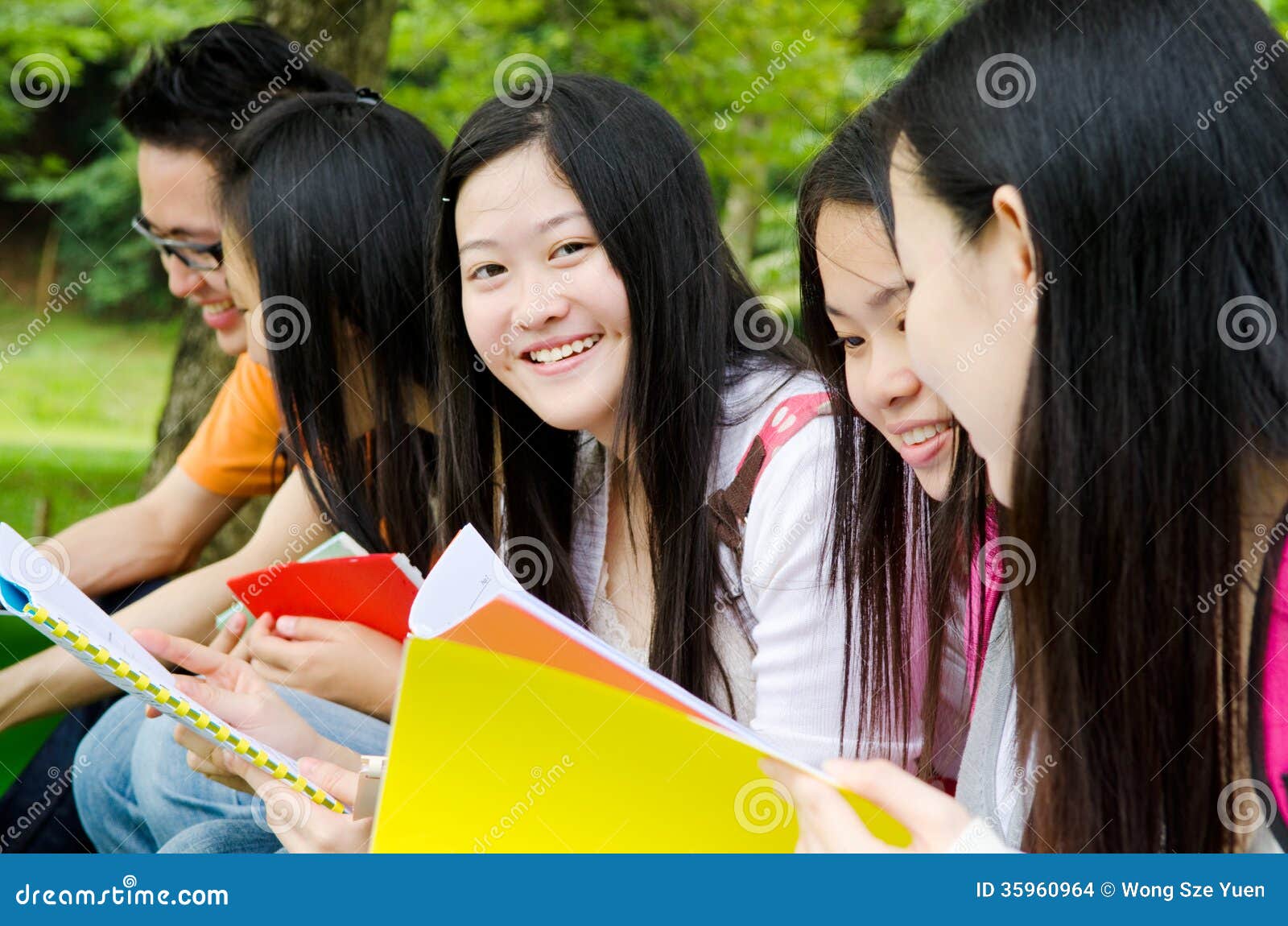Asian students stock photo. Image of college, malaysian - 35960964