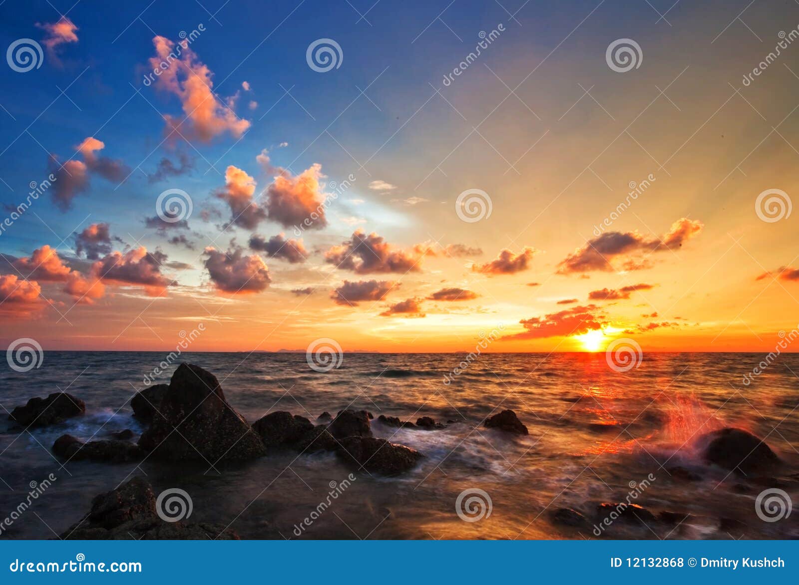Asian sunset stock photo. Image of holiday, dawn, heaven - 12132868
