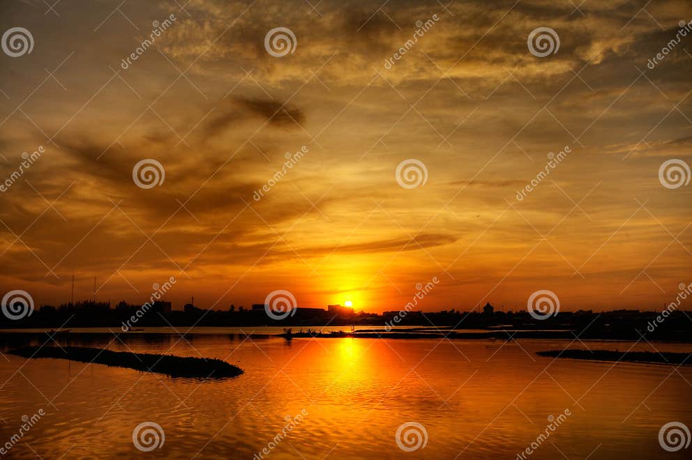 Asian sunset stock photo. Image of sunrise, clouds, travel - 3862096