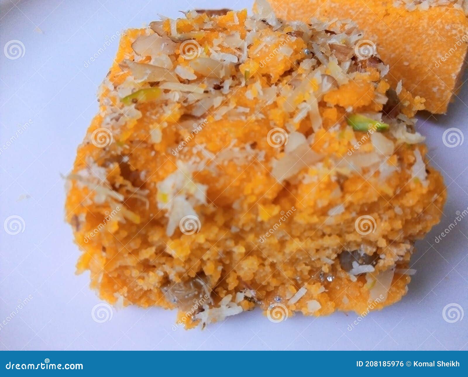 Asian Sweet Dish Yellow Methai Stock Photo - Image of fruit, methai ...