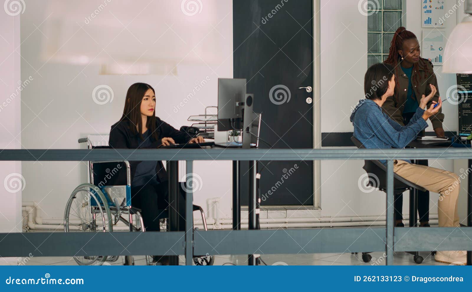 Asian System Engineer with Impairment Programming App Script on ...