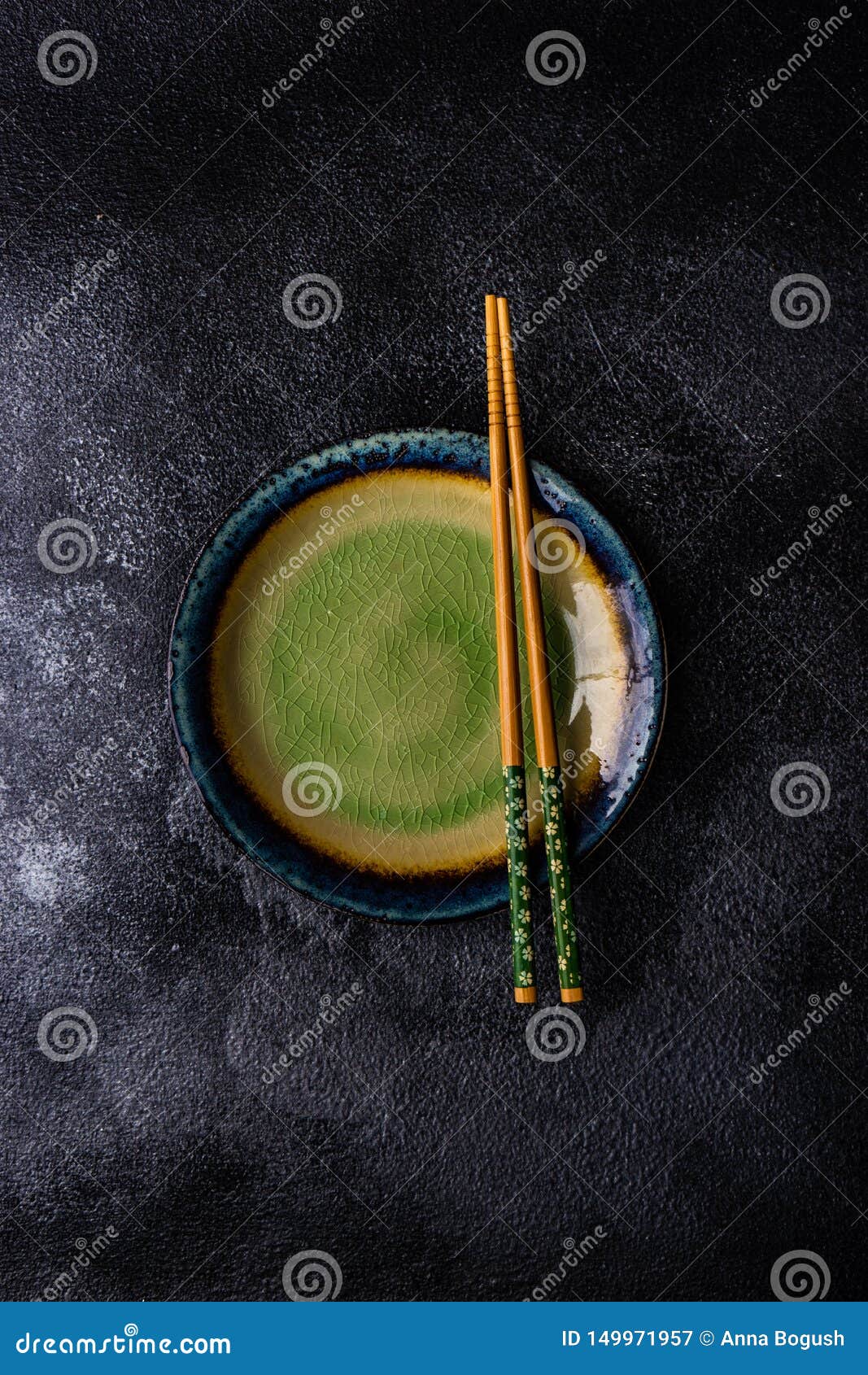Asian Table Setting with Chopsticks Stock Image - Image of decor ...
