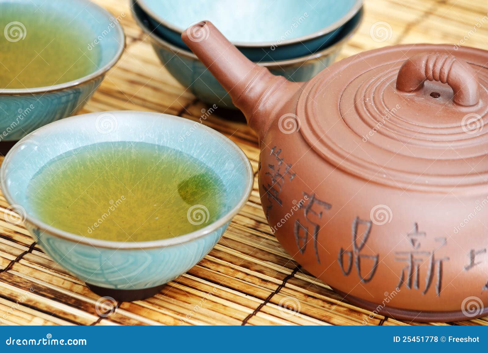 Asian tea set. stock photo. Image of east, alcoholic - 25451778