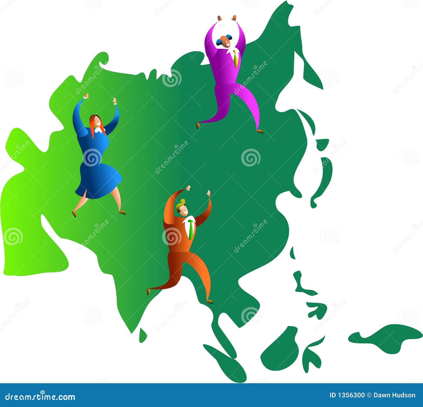 Asian team stock illustration. Illustration of asia, professional - 1356300