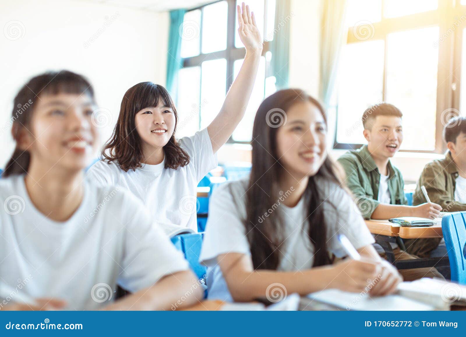 Asian Student Girl On Campus Royalty-Free Stock Image | CartoonDealer ...
