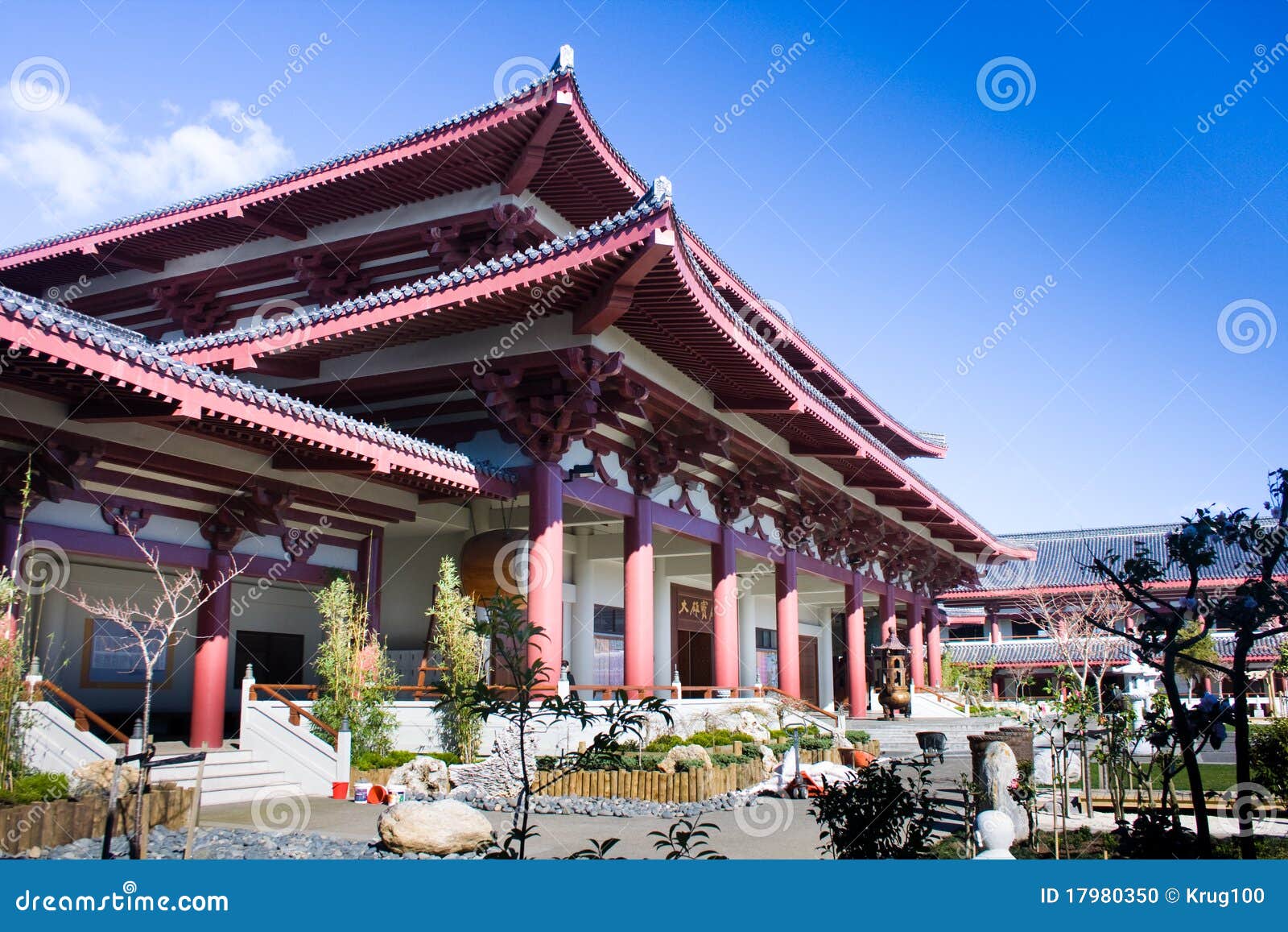 Asian temple stock photo. Image of building, architecture - 17980350
