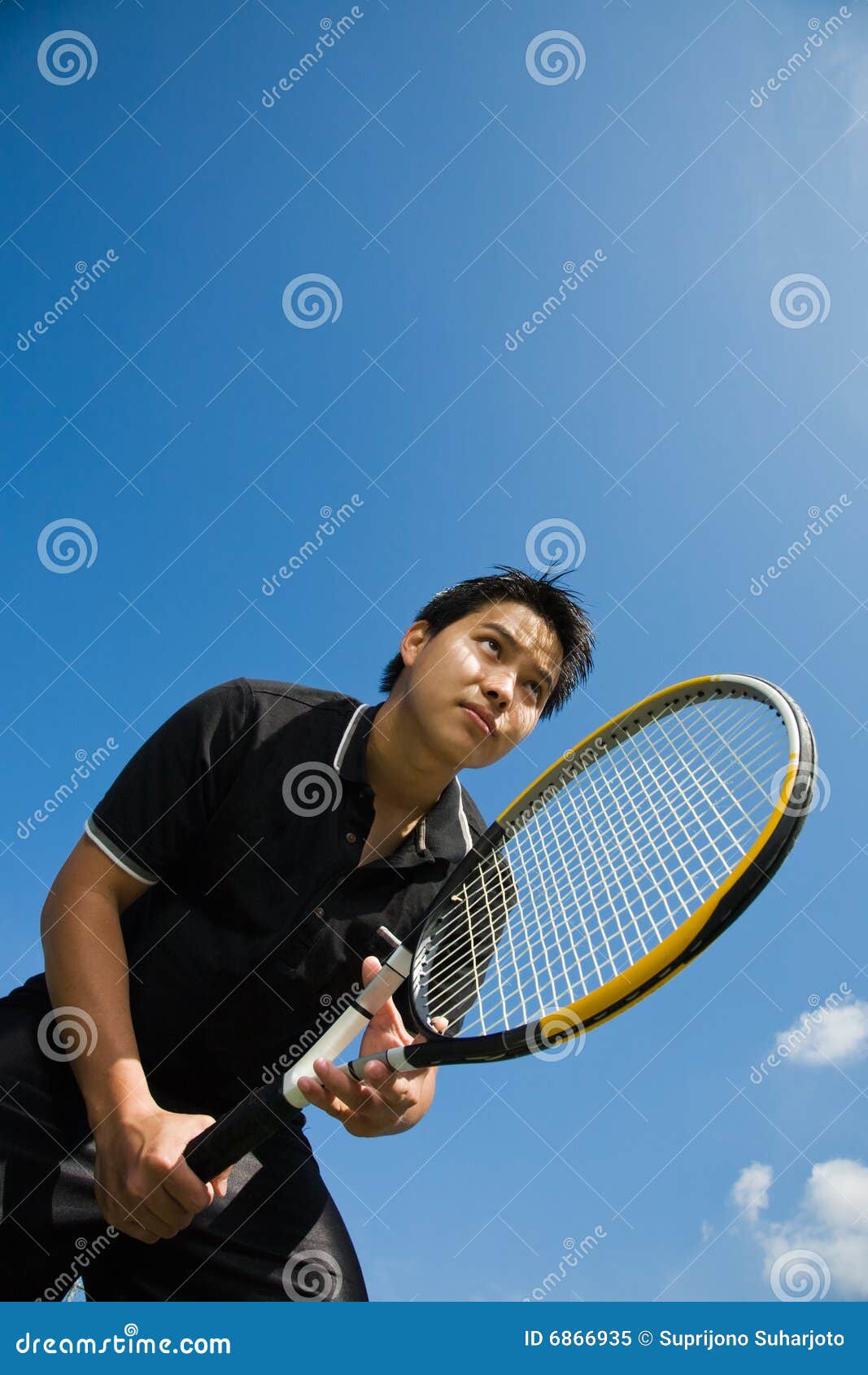 Asian tennis player stock image. Image of fitness, recreation - 6866935