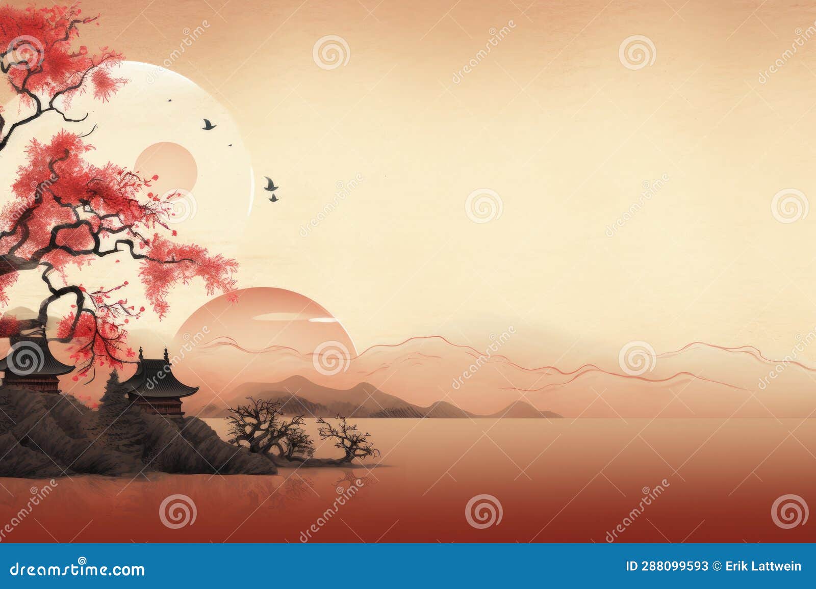 Asian Themed Background Large Copy Space - Stock Picture Backdrop Stock ...