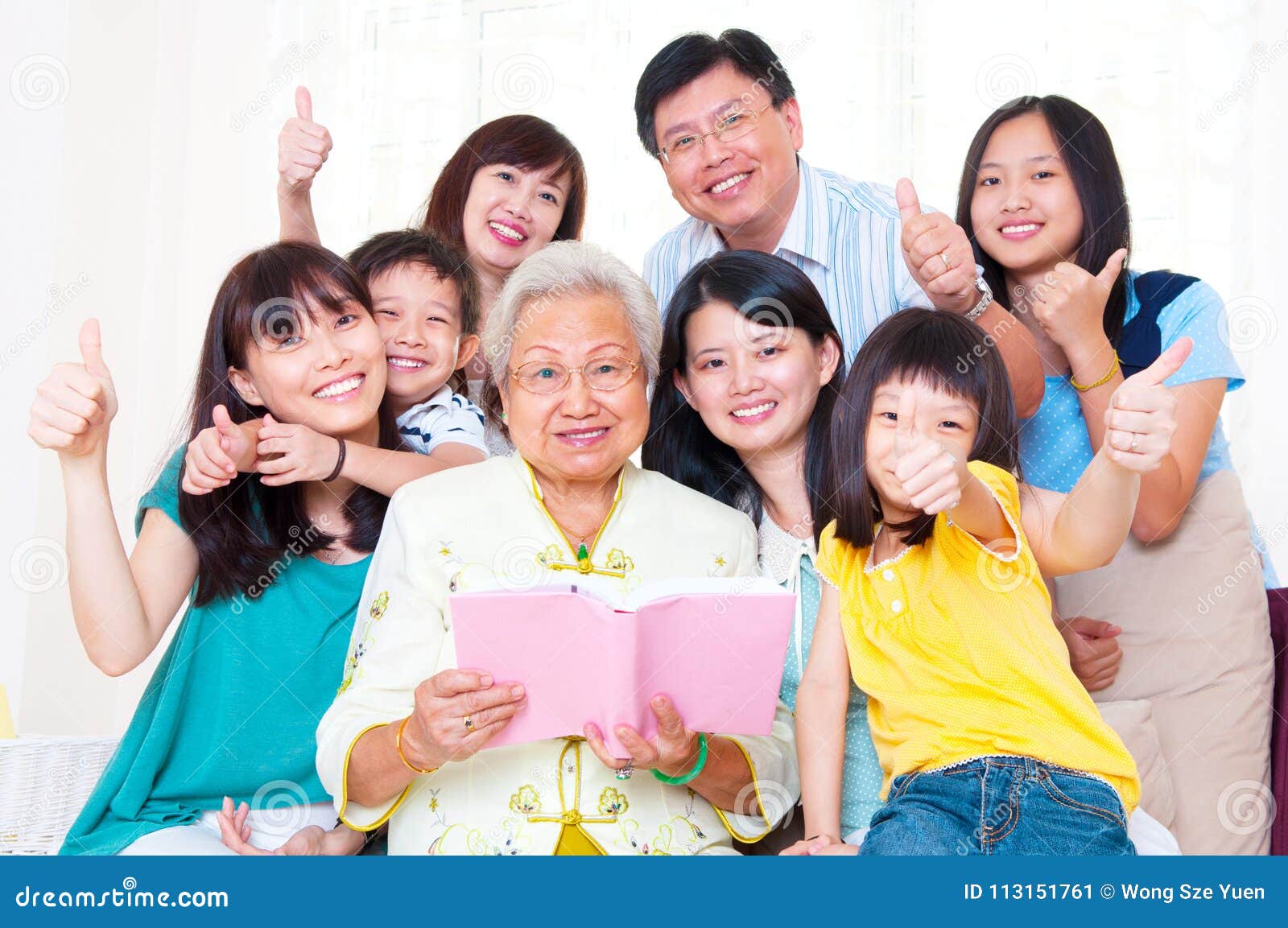 Asian Three Generations Family Royalty-Free Stock Photography ...