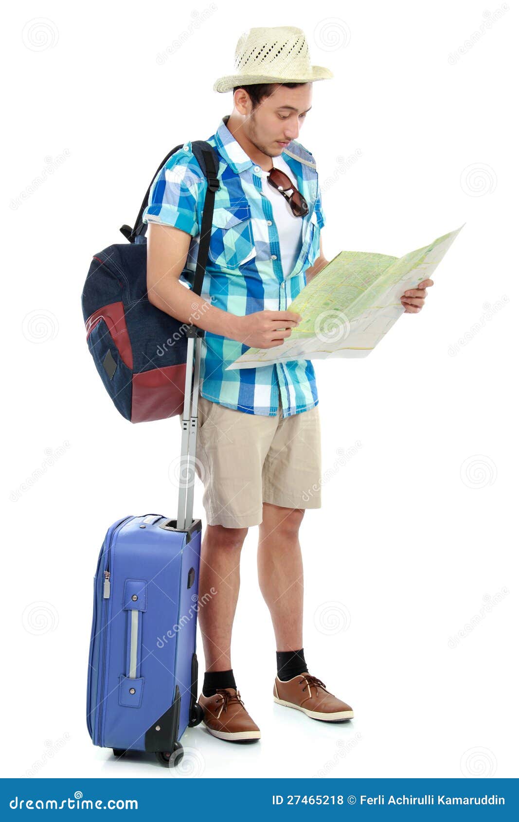 Asian tourist man stock photo. Image of confident, positive - 27465218