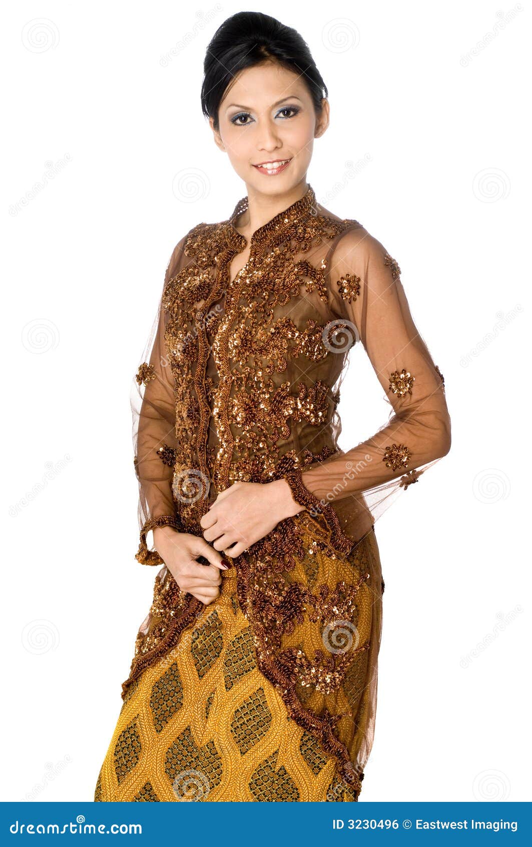 Asian Traditional Costume stock photo. Image of white - 3230496
