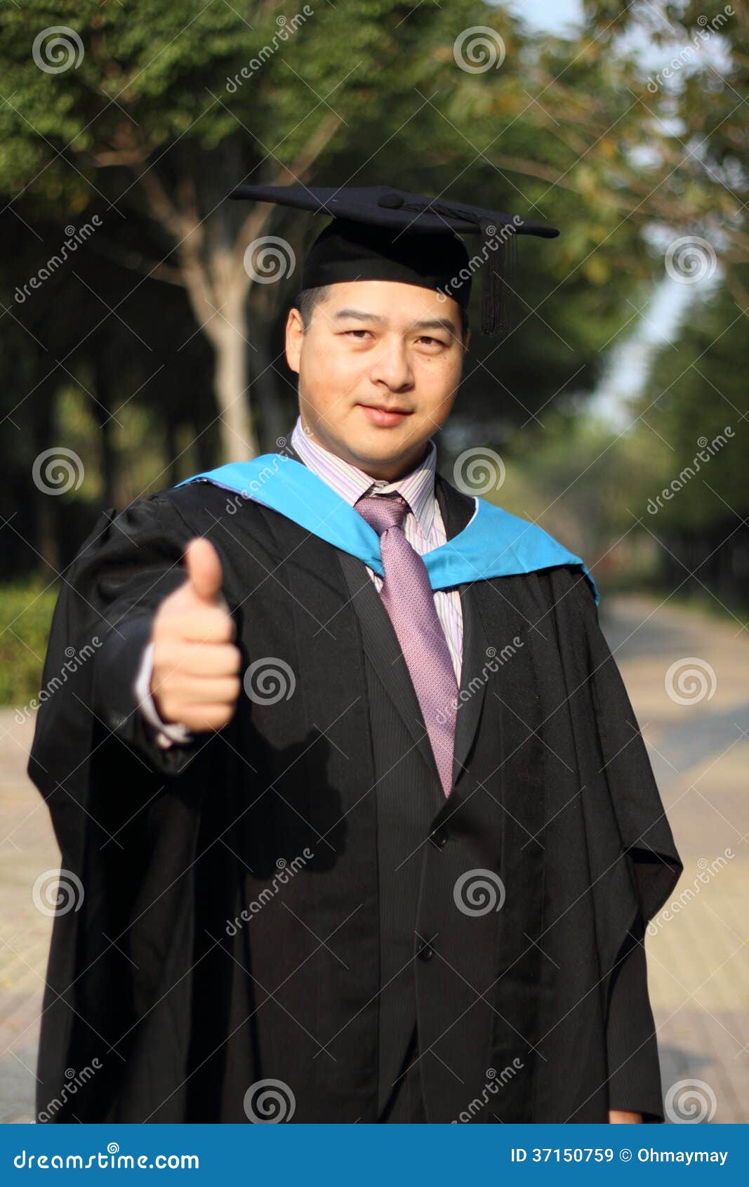 Asian university graduate stock image. Image of bachelor - 37150759