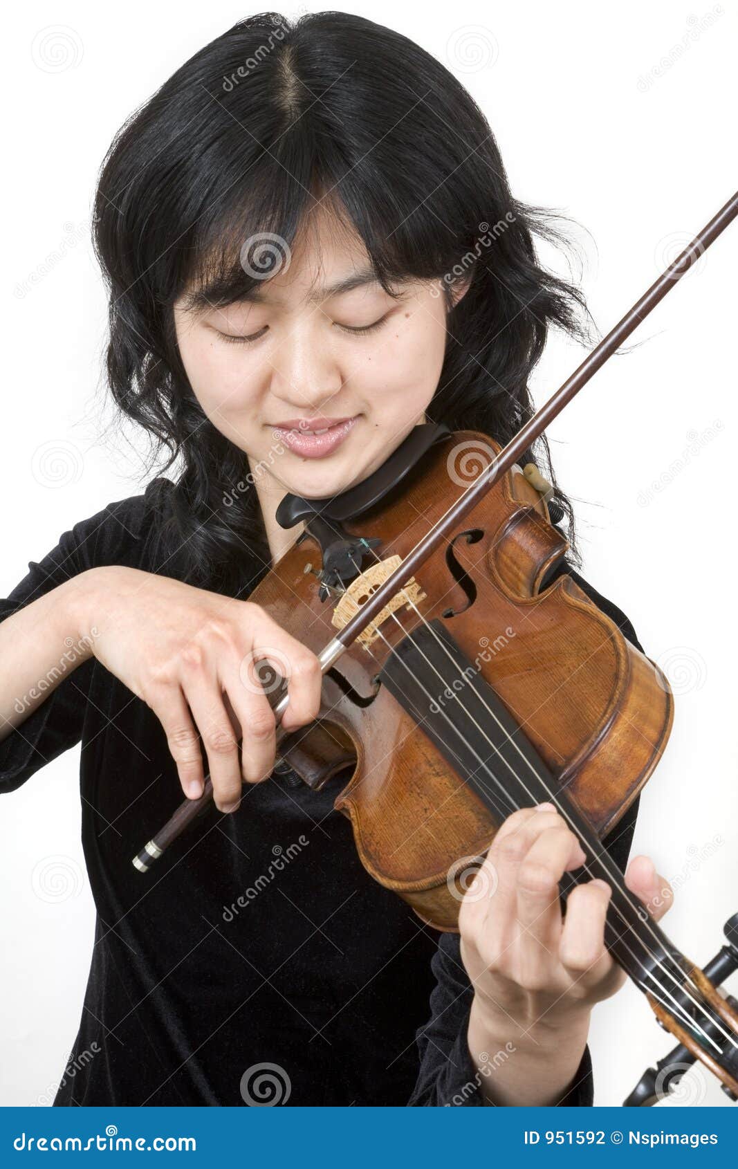 Asian violinist 3 stock photo. Image of female, jazz, classical - 951592