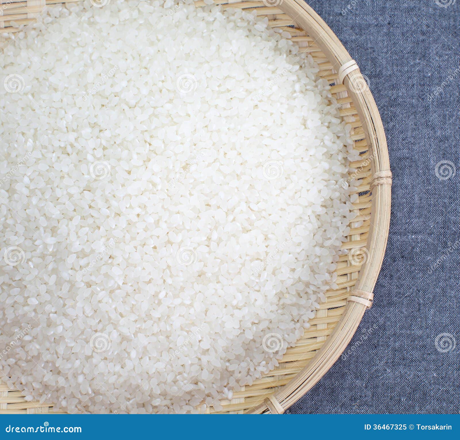 Asian White Rice or Uncooked White Rice Stock Image - Image of ...
