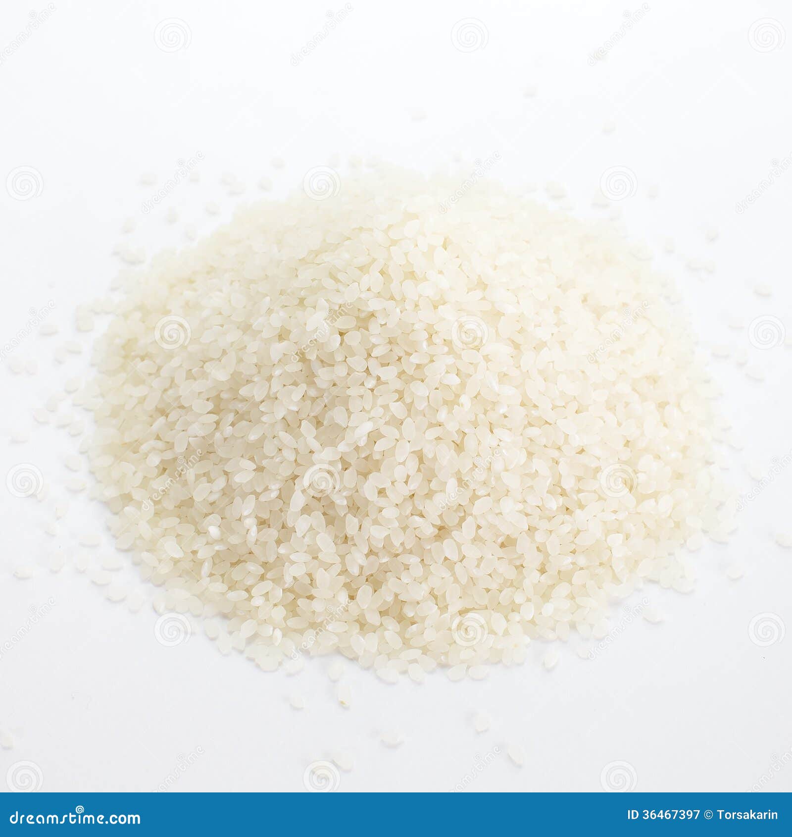 Asian White Rice or Uncooked White Rice Stock Image - Image of eating ...