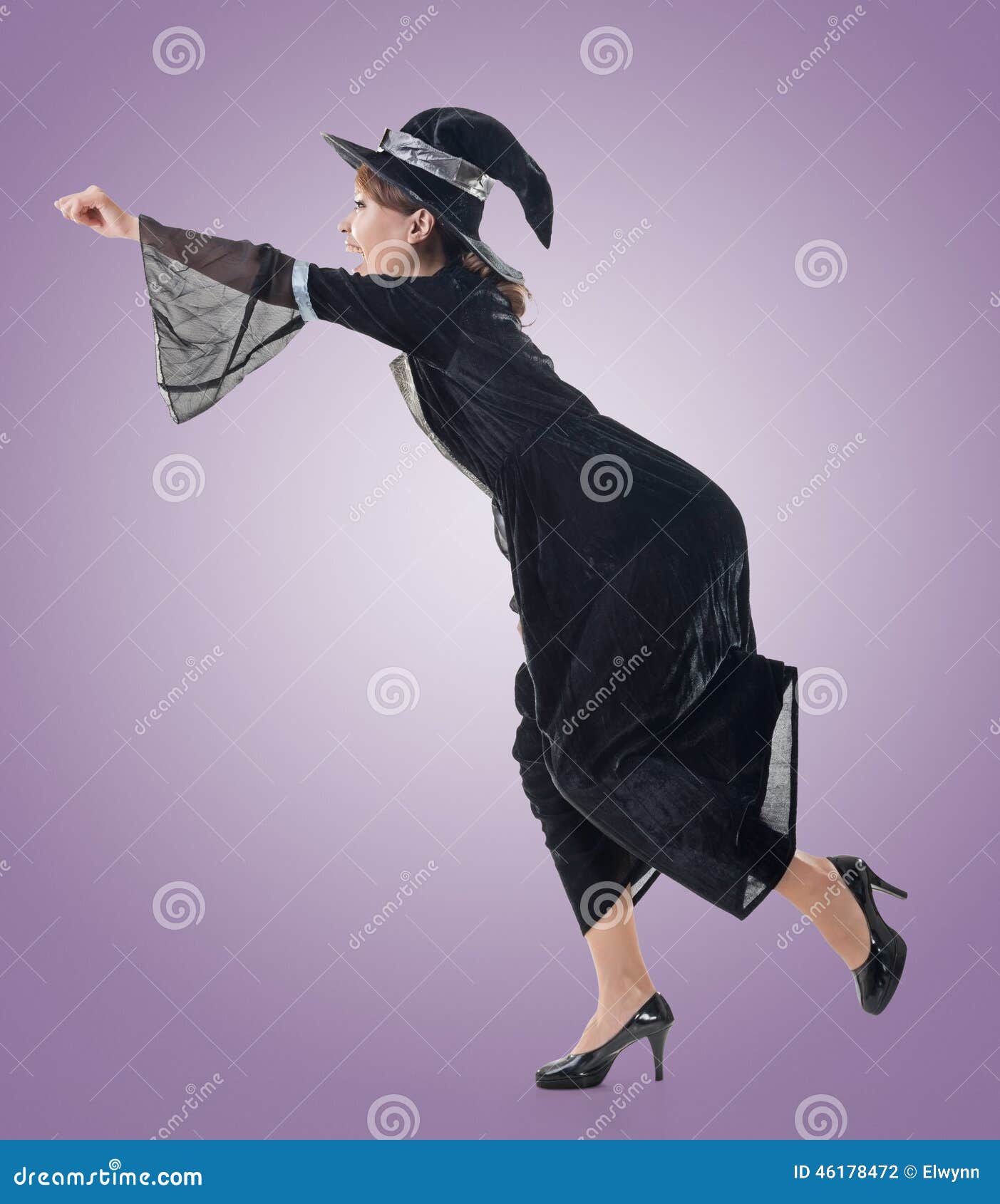 Asian Witch Riding Something Stock Photo - Image of beauty, japanese ...