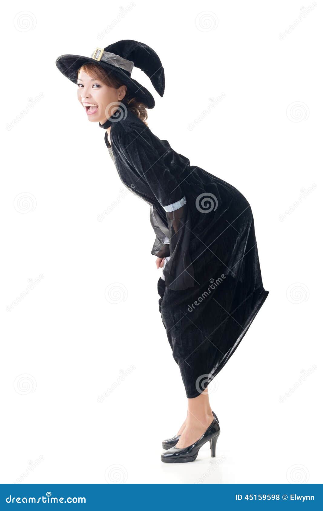 Witch Riding Broom Stick Stock Photos - Free & Royalty-Free Stock ...