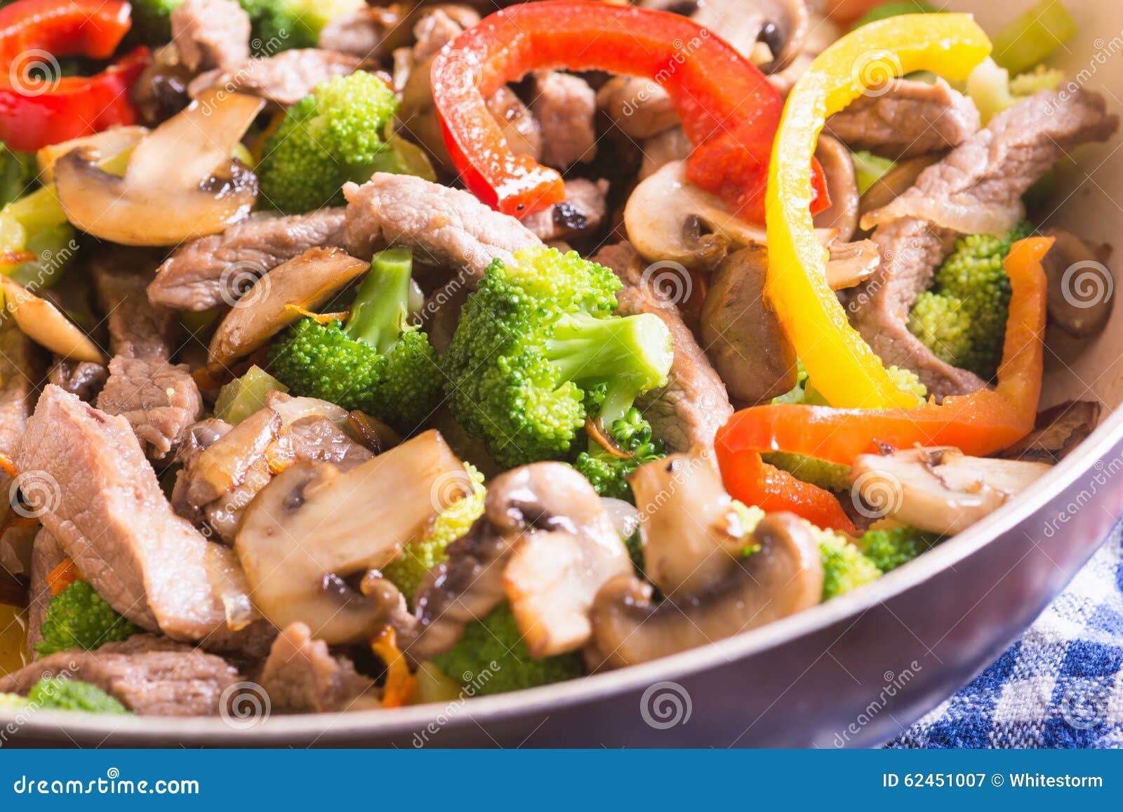 Asian wok stock image. Image of carrot, fresh, bell, asian - 62451007