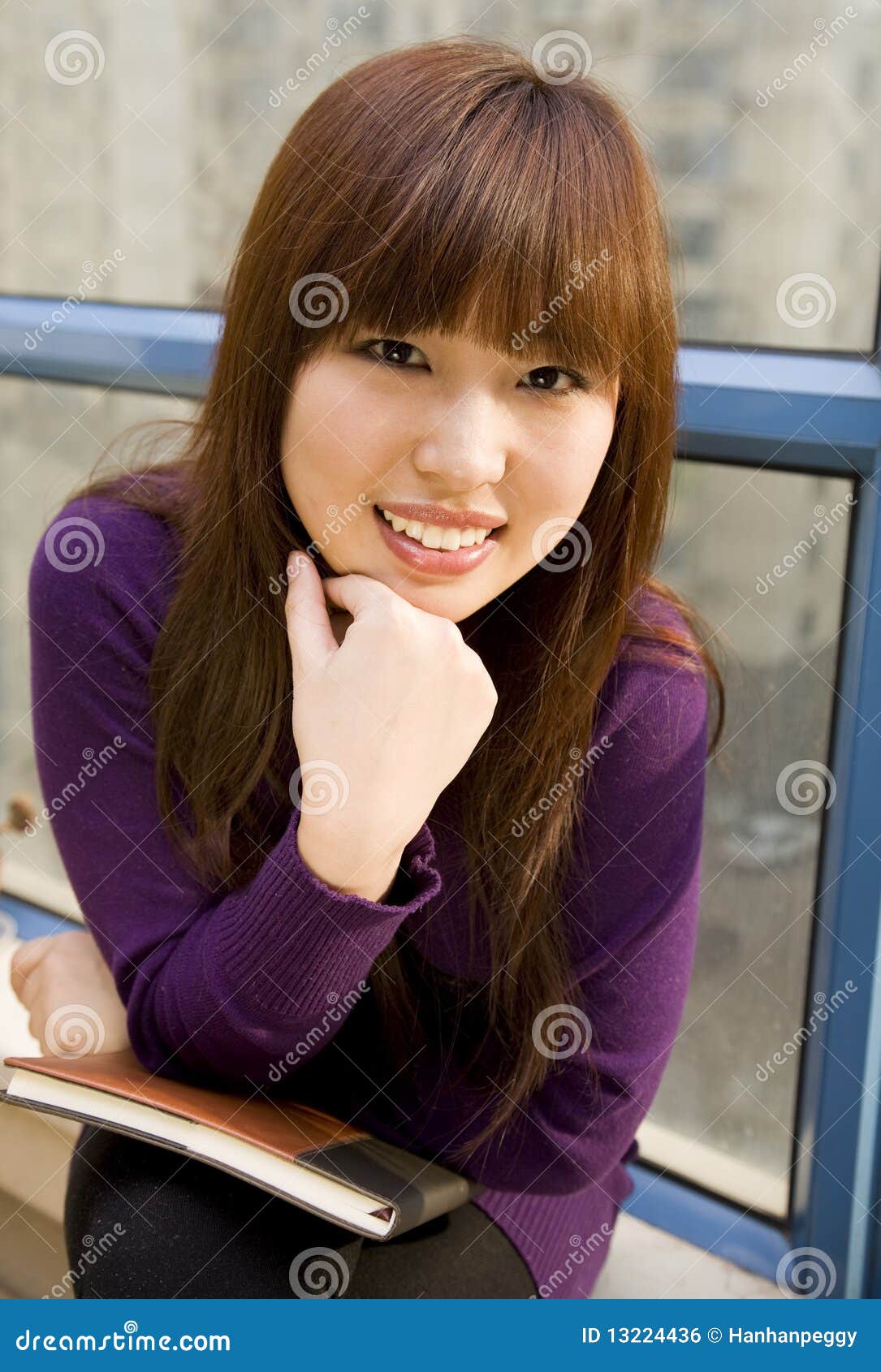 Asian woman stock photo. Image of intelligence, asian - 13224436