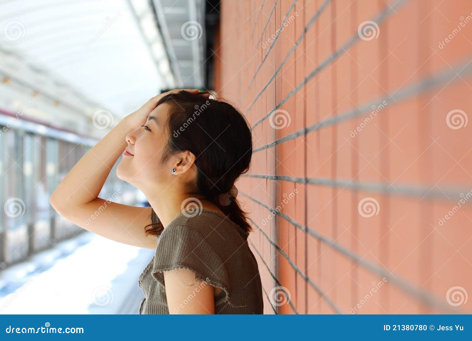 Asian Woman with Cute Expression Stock Photo - Image of hongkong ...
