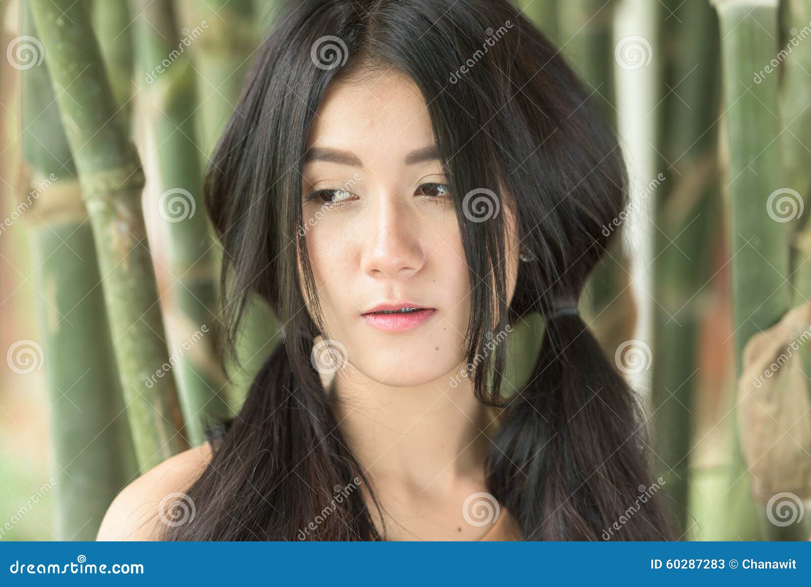 Asian Woman Feeling Sadness Stock Image - Image of pretty, young: 60287283