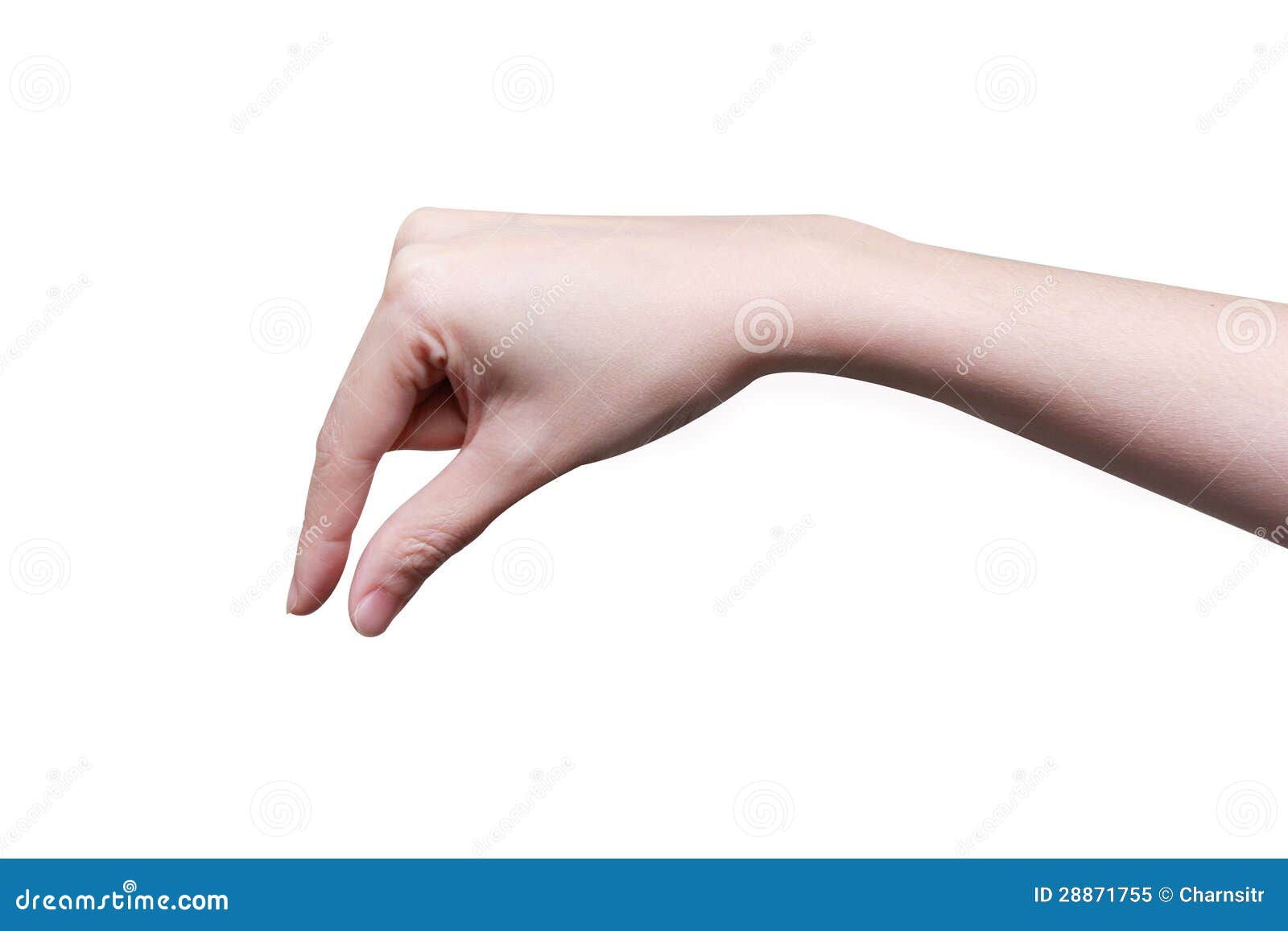 Asian Woman Hand with Holding Position Stock Image - Image of asian ...