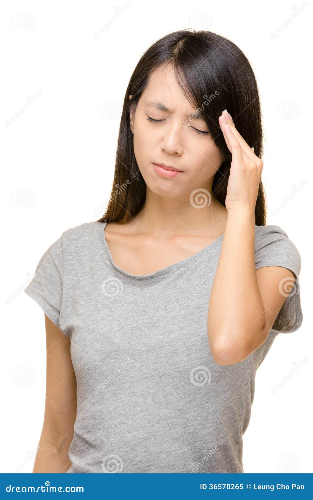 Asian woman headache stock image. Image of white, chinese - 36570265