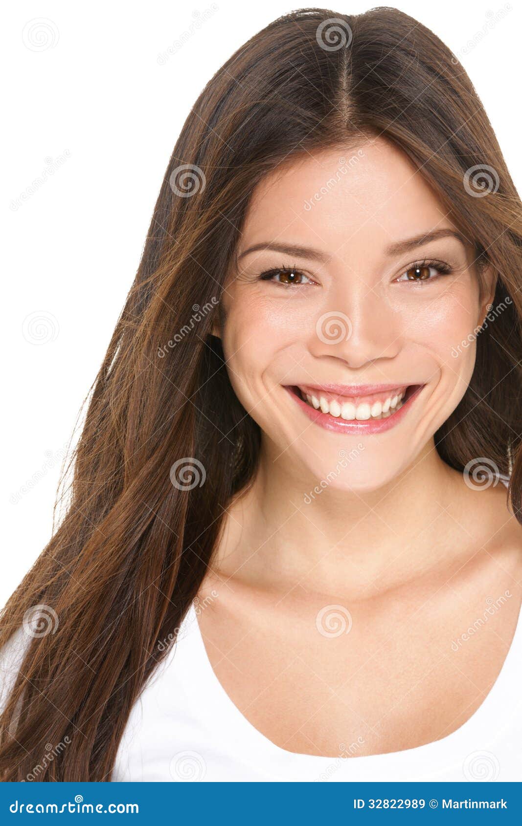 Asian Woman Portrait Close Up Asian Girl In 20s Stock Image Image