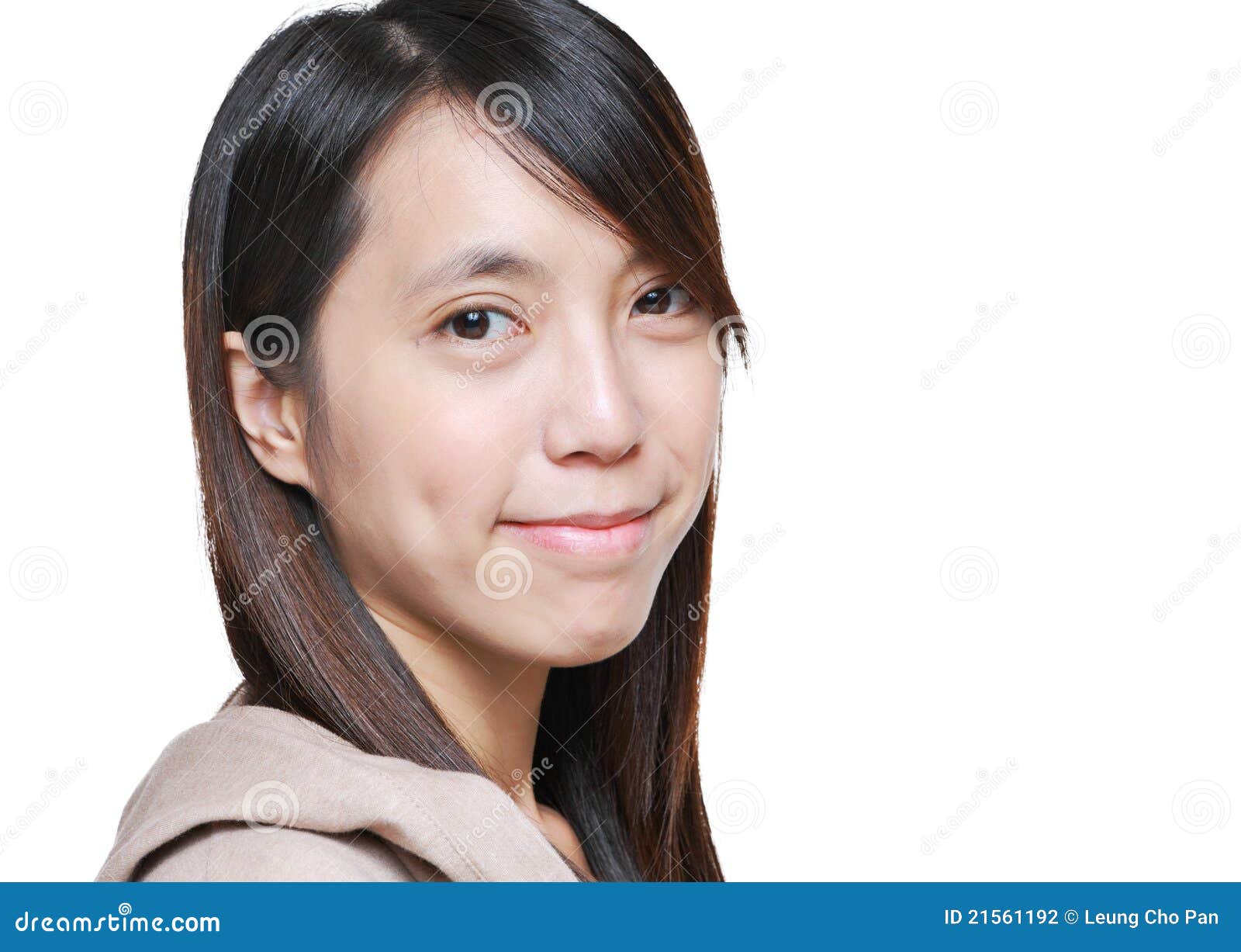 Asian woman with smile stock photo. Image of beauty, fresh - 21561192