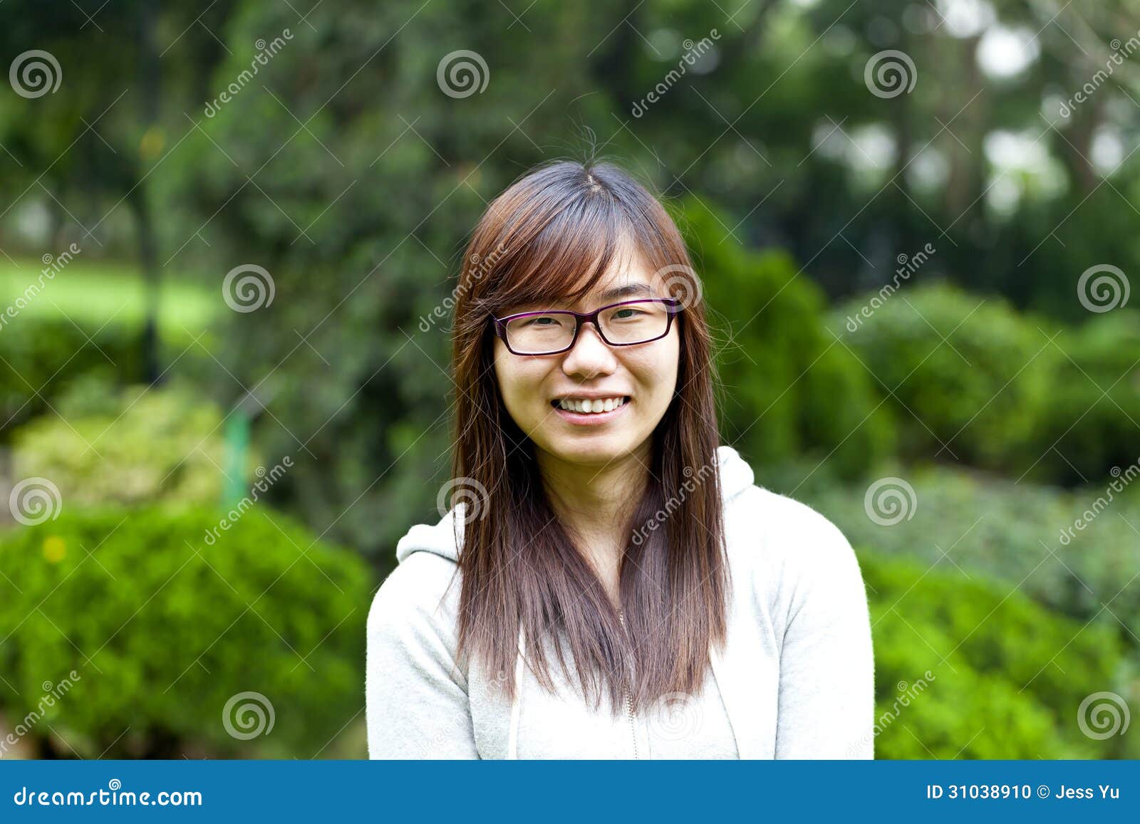 Asian woman with smile stock photo. Image of girl, facial - 31038910