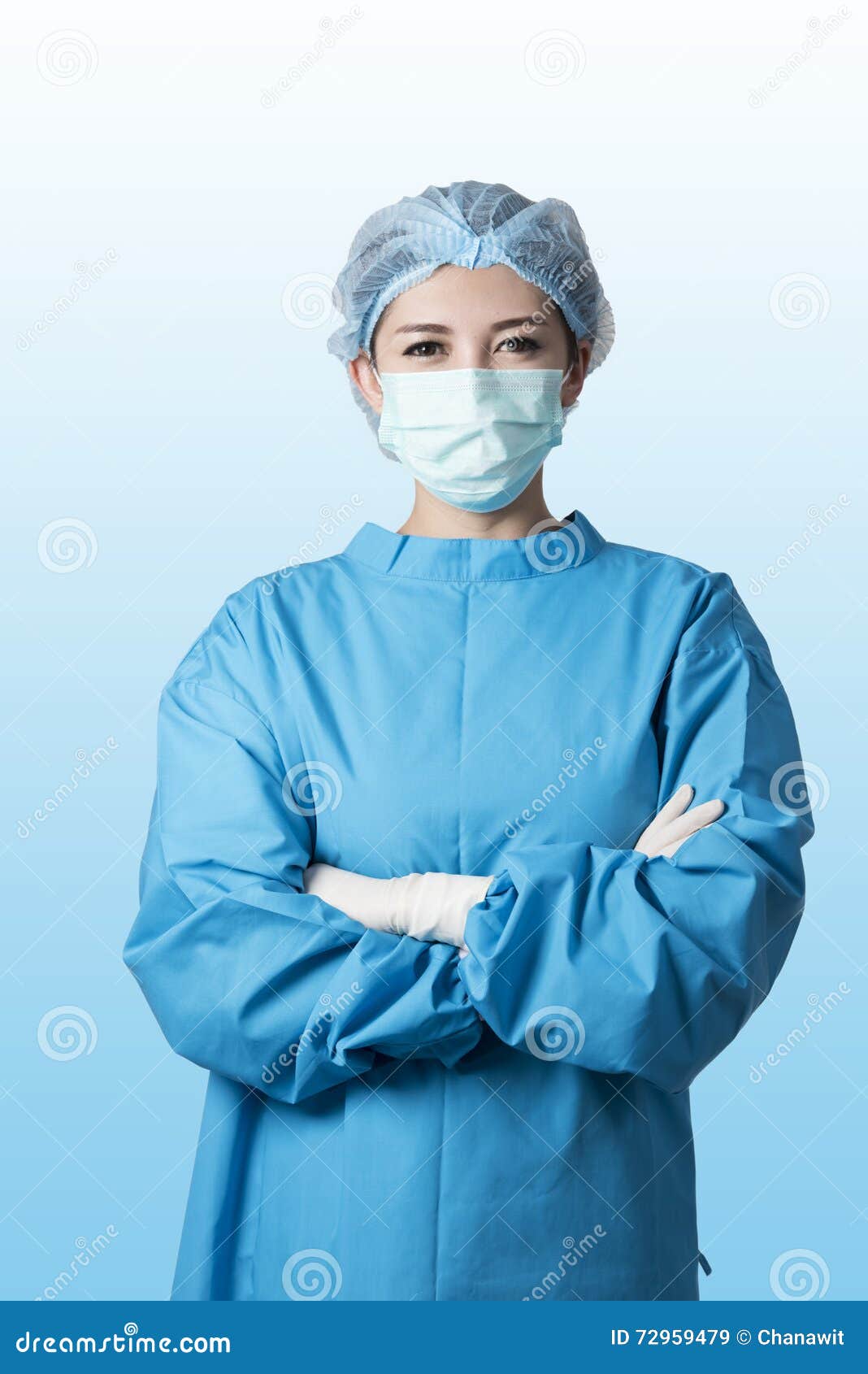 Asian Woman Surgeon in Operation Room Stock Image - Image of ...