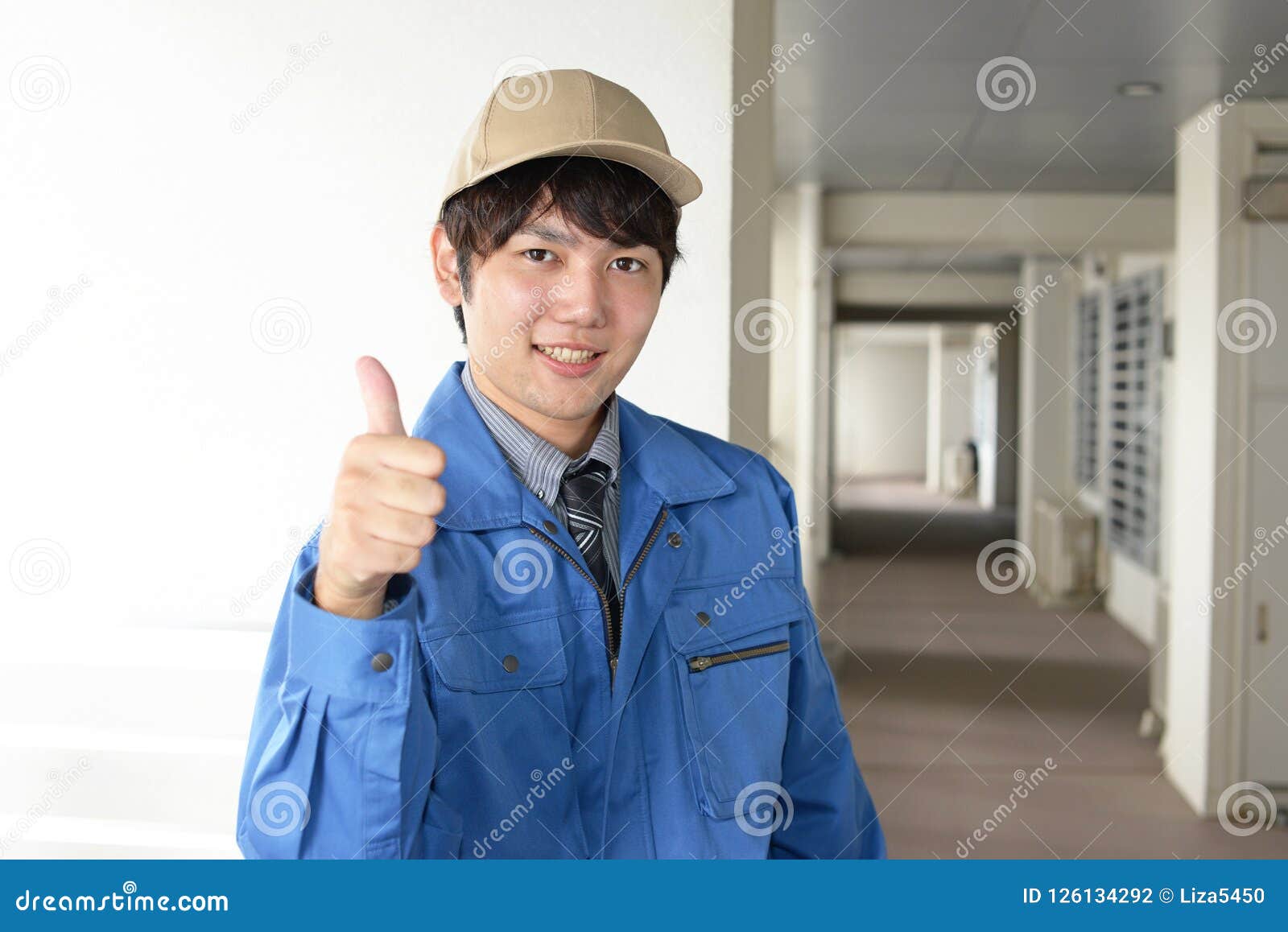 Asian Worker Enjoying Success Stock Photo - Image of human, health ...