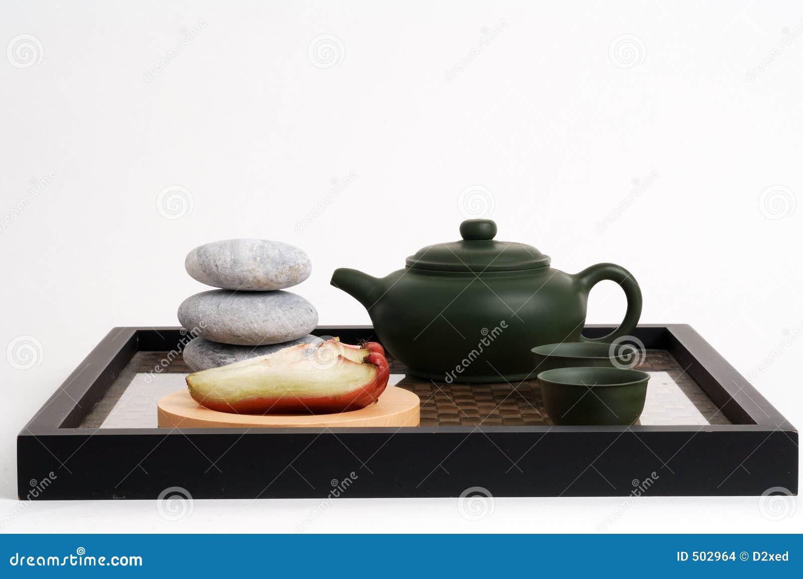 Asian zen tea and snack stock photo. Image of japanese - 502964