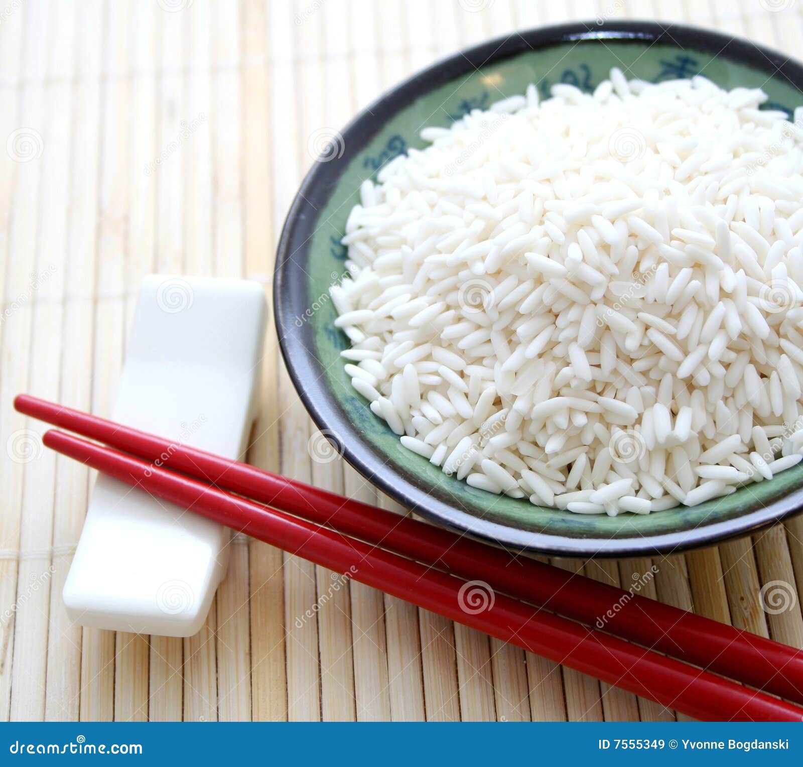 Asiatischer Reis stockbild. Bild von nahrung, chinesisch - 7555349