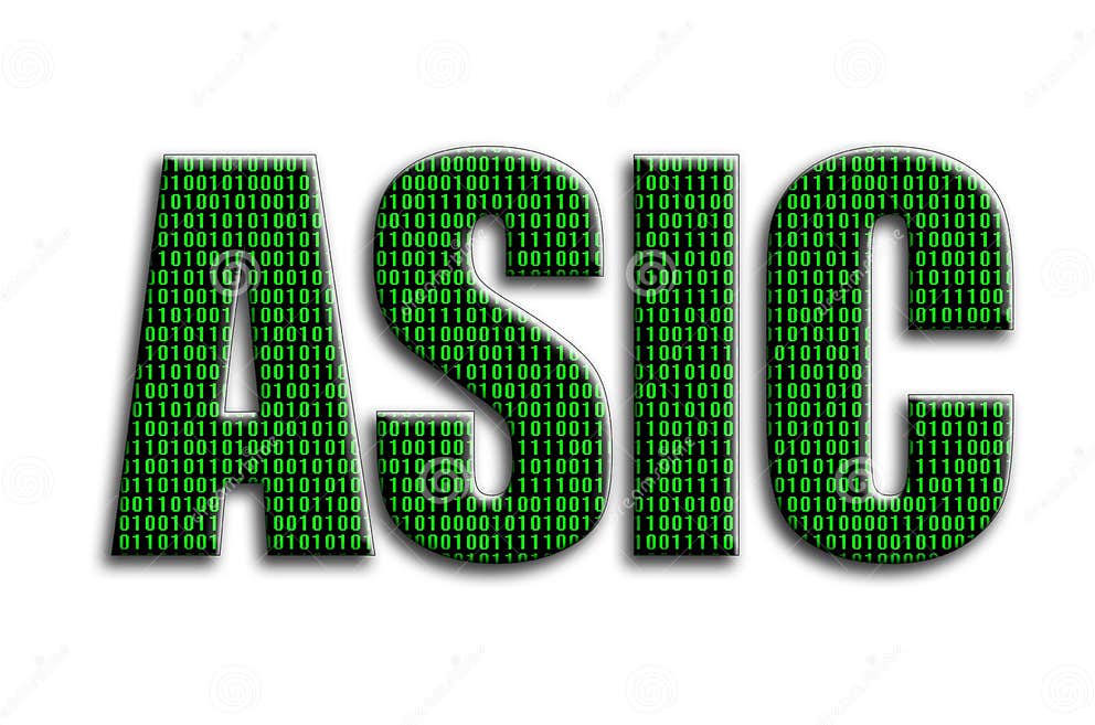 ASIC. the Inscription Has a Texture of the Photography, Which Depicts ...