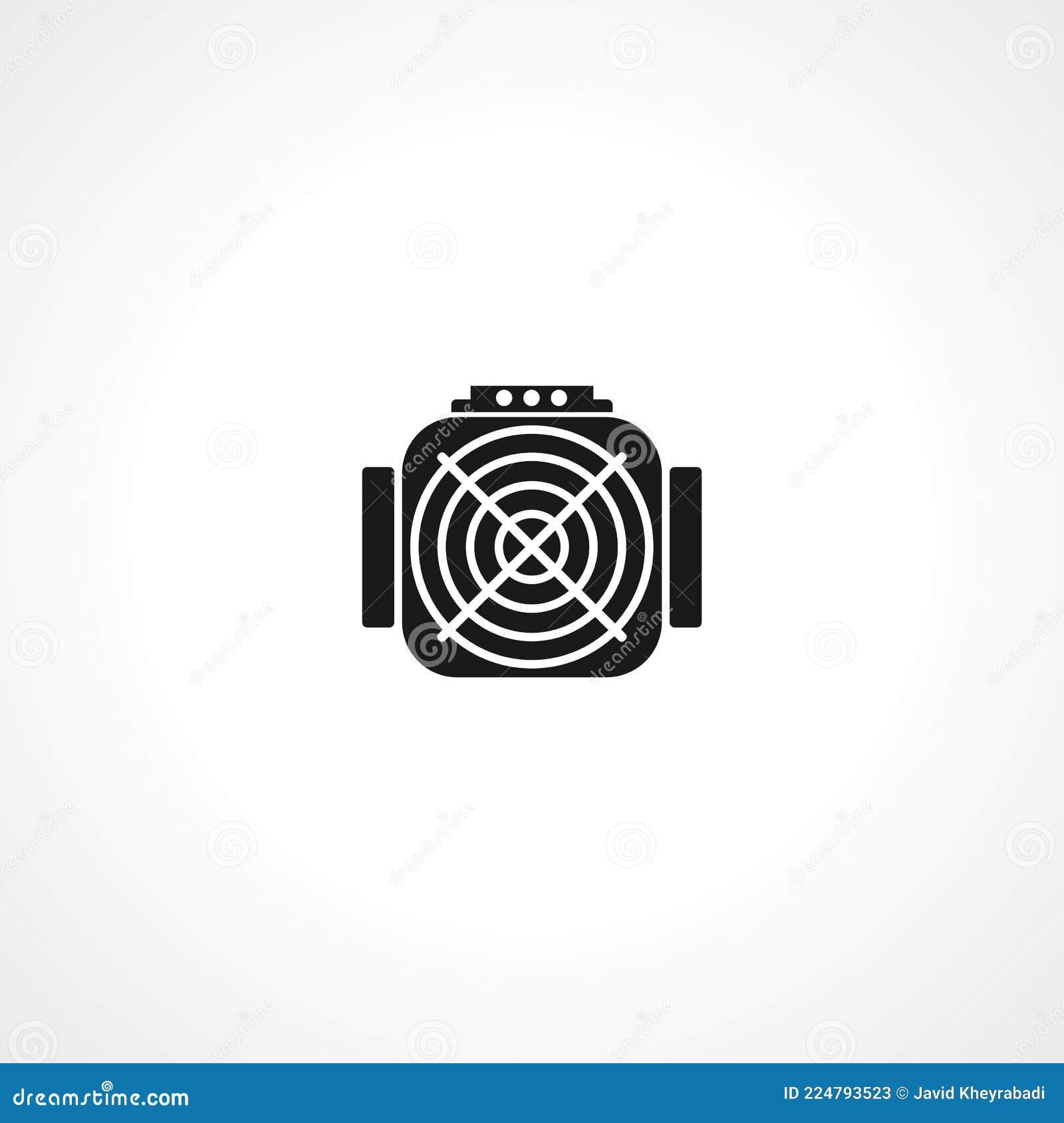 Asic Miner Icon. Asic Miner Isolated Vector Icon Stock Vector ...