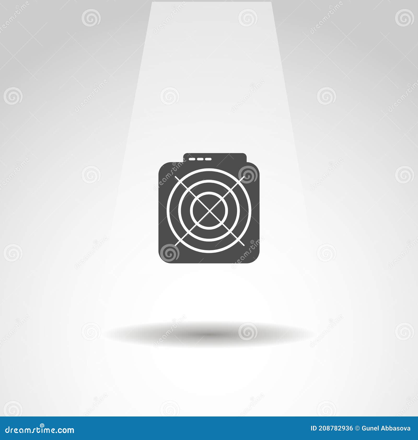 Asic Miner Vector Icon Asic Miner Simple Icon Stock Vector ...