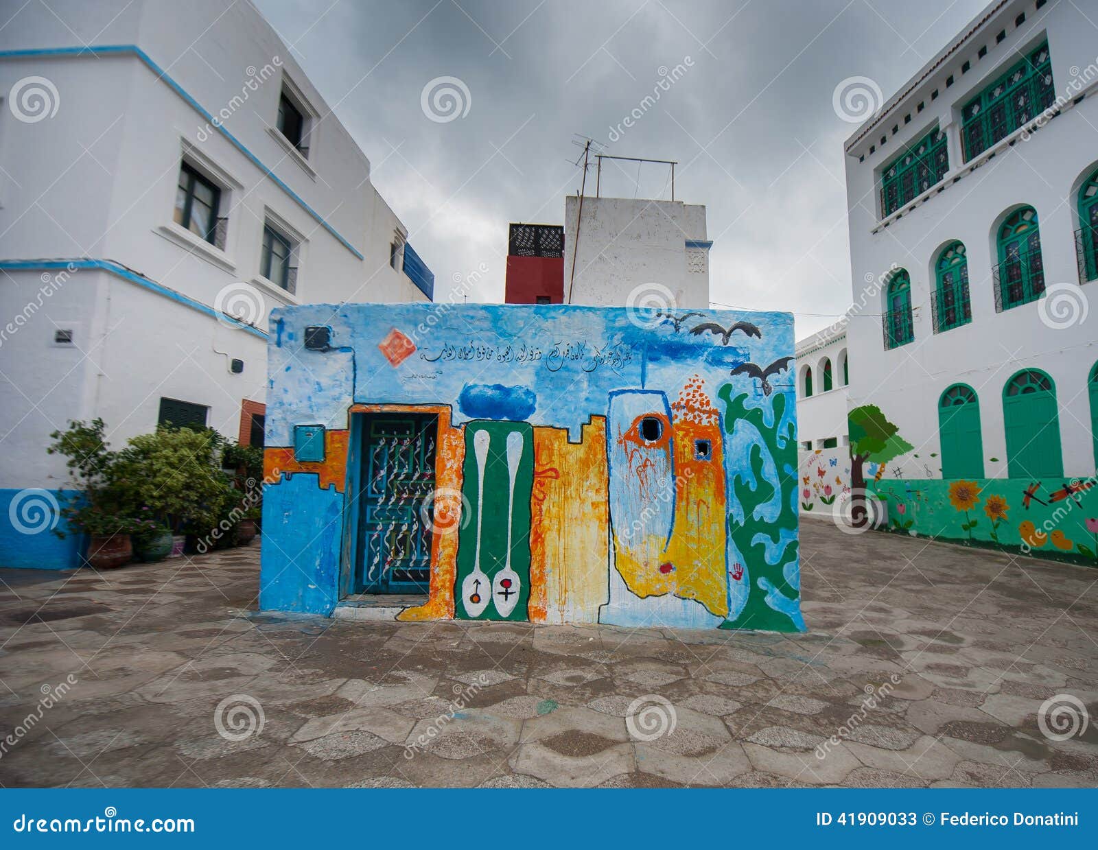 Asilah - Morocco editorial stock photo. Image of paint - 41909033
